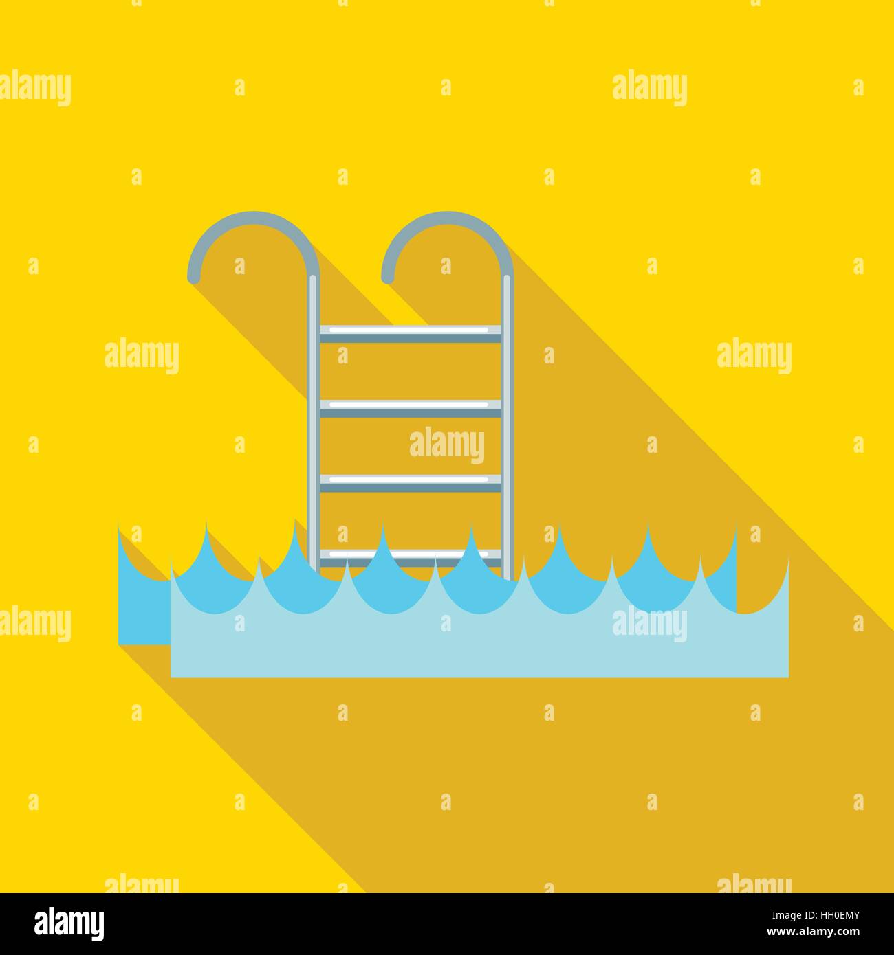 Swimming pool icon in flat style Stock Vector Image & Art - Alamy