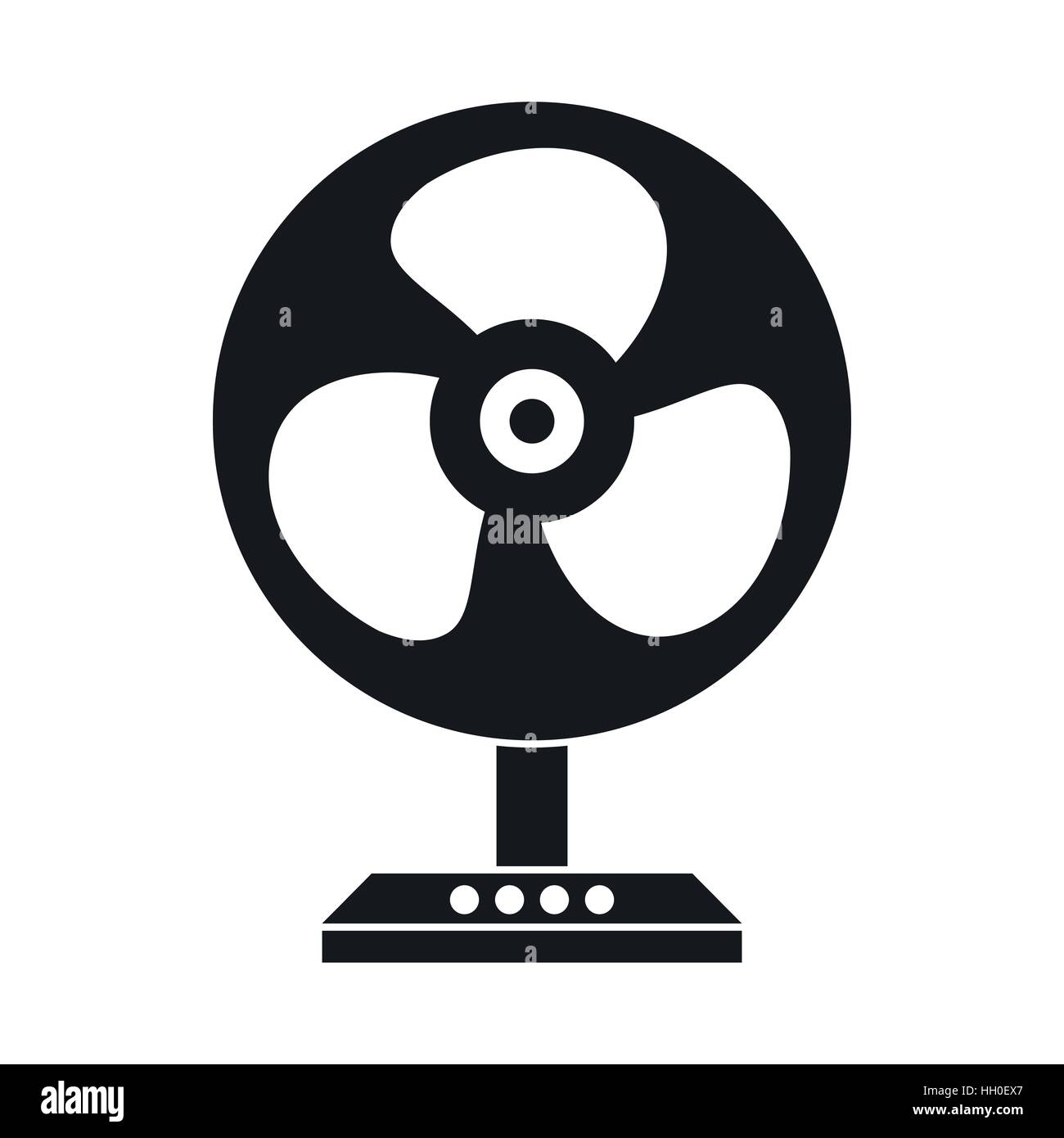 Fan icon, simple style Stock Vector Image & Art - Alamy