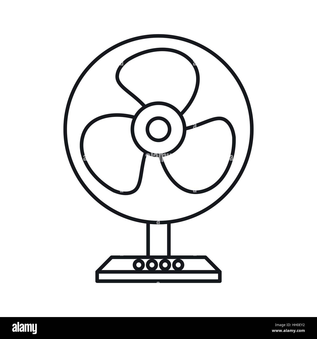 Table Fan Drawing