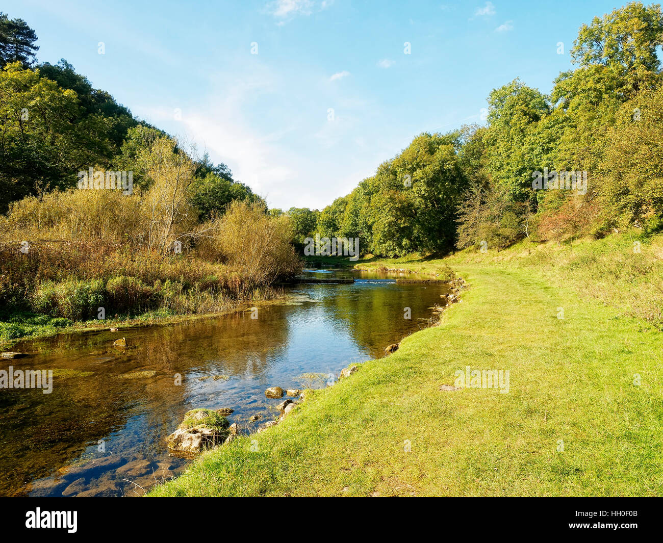 Lathkill dale waterfall hi-res stock photography and images - Alamy
