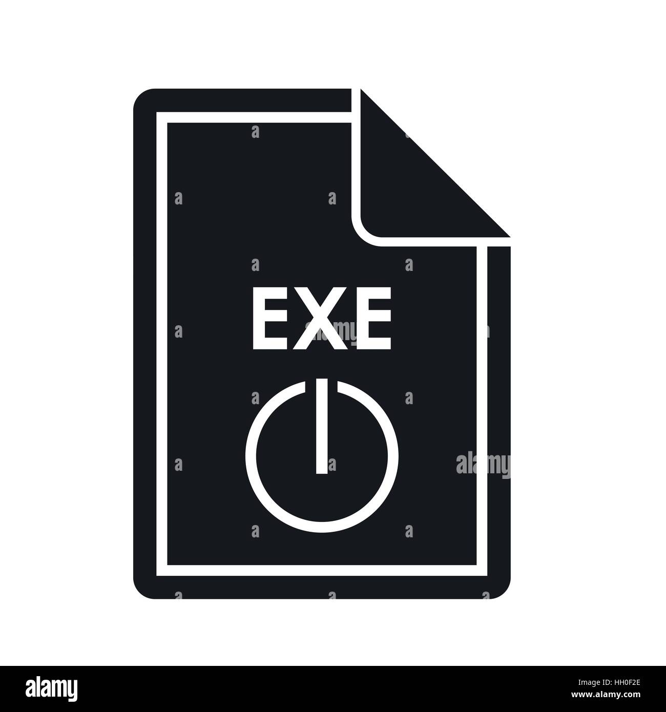 File EXE icon, simple style Stock Vector Image & Art - Alamy