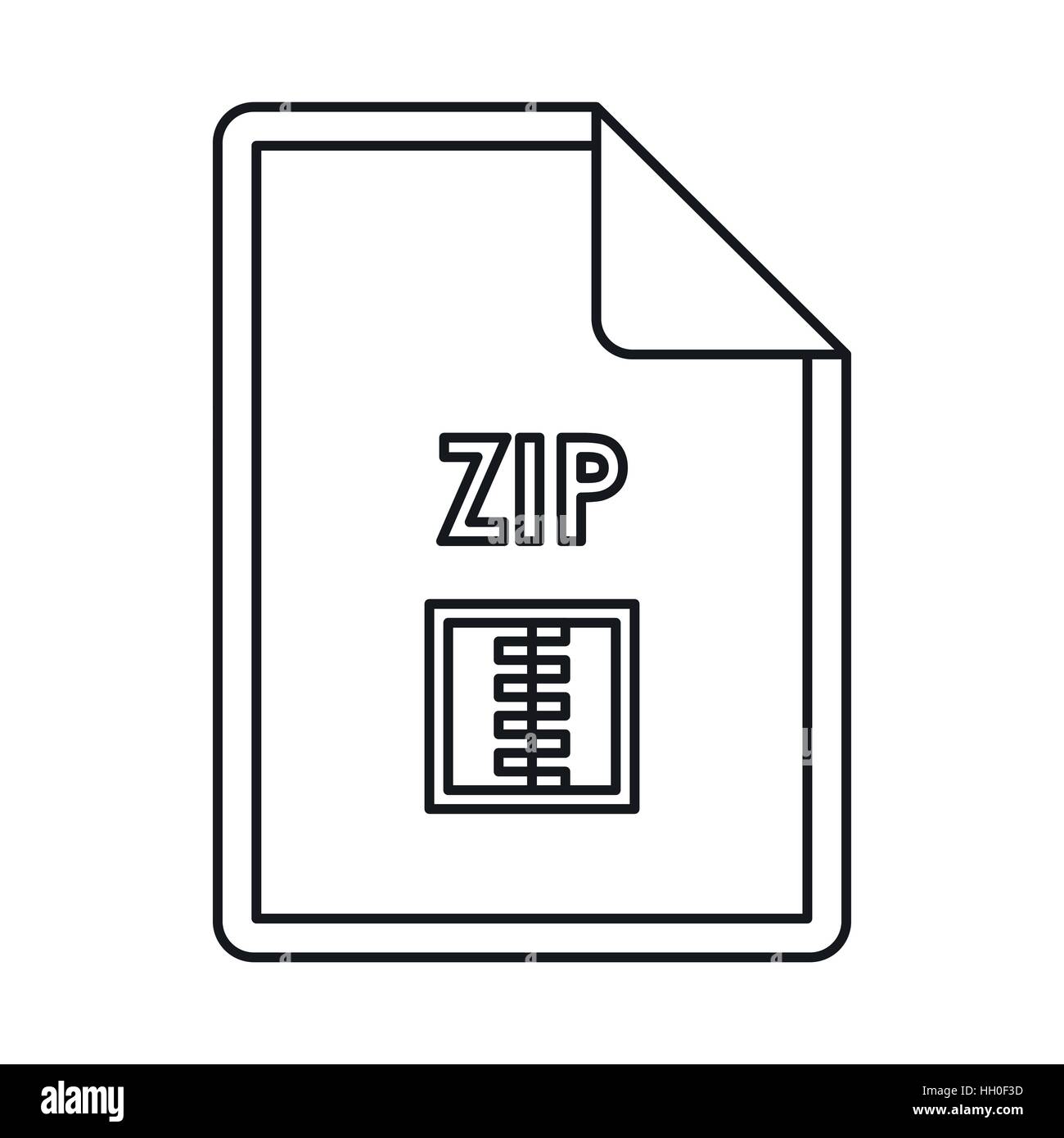 Zip File Icon