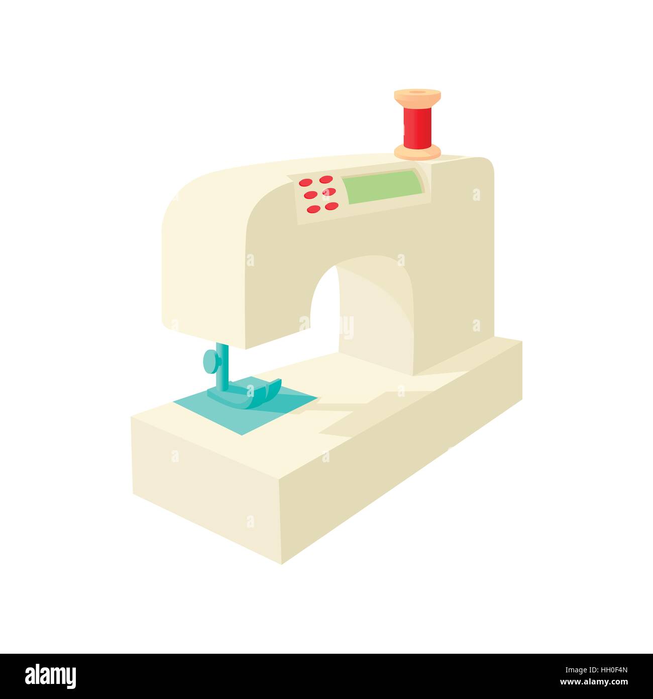 Sewing machine icon, cartoon style Stock Vector Image & Art - Alamy