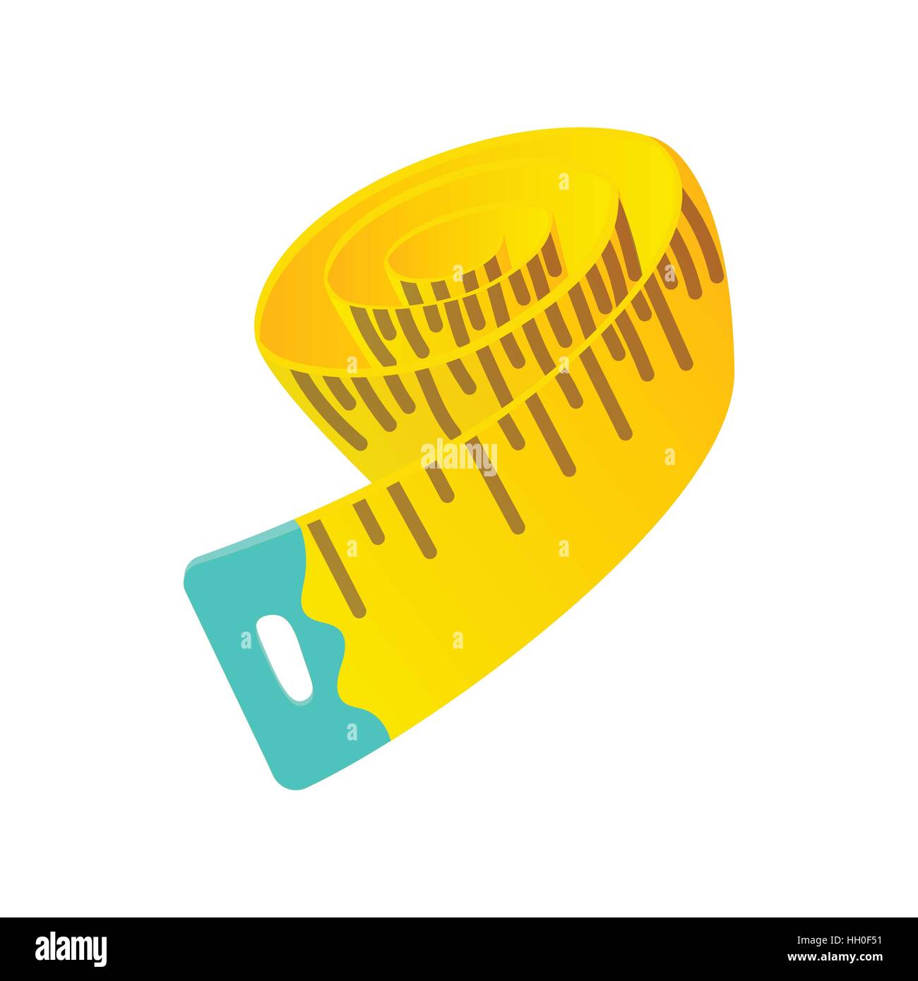 Measuring tape icon, cartoon style Stock Vector Image & Art - Alamy