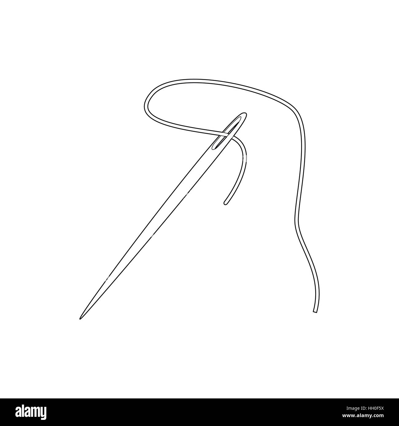 Needlepoint outline icon Stock Vector Images - Alamy