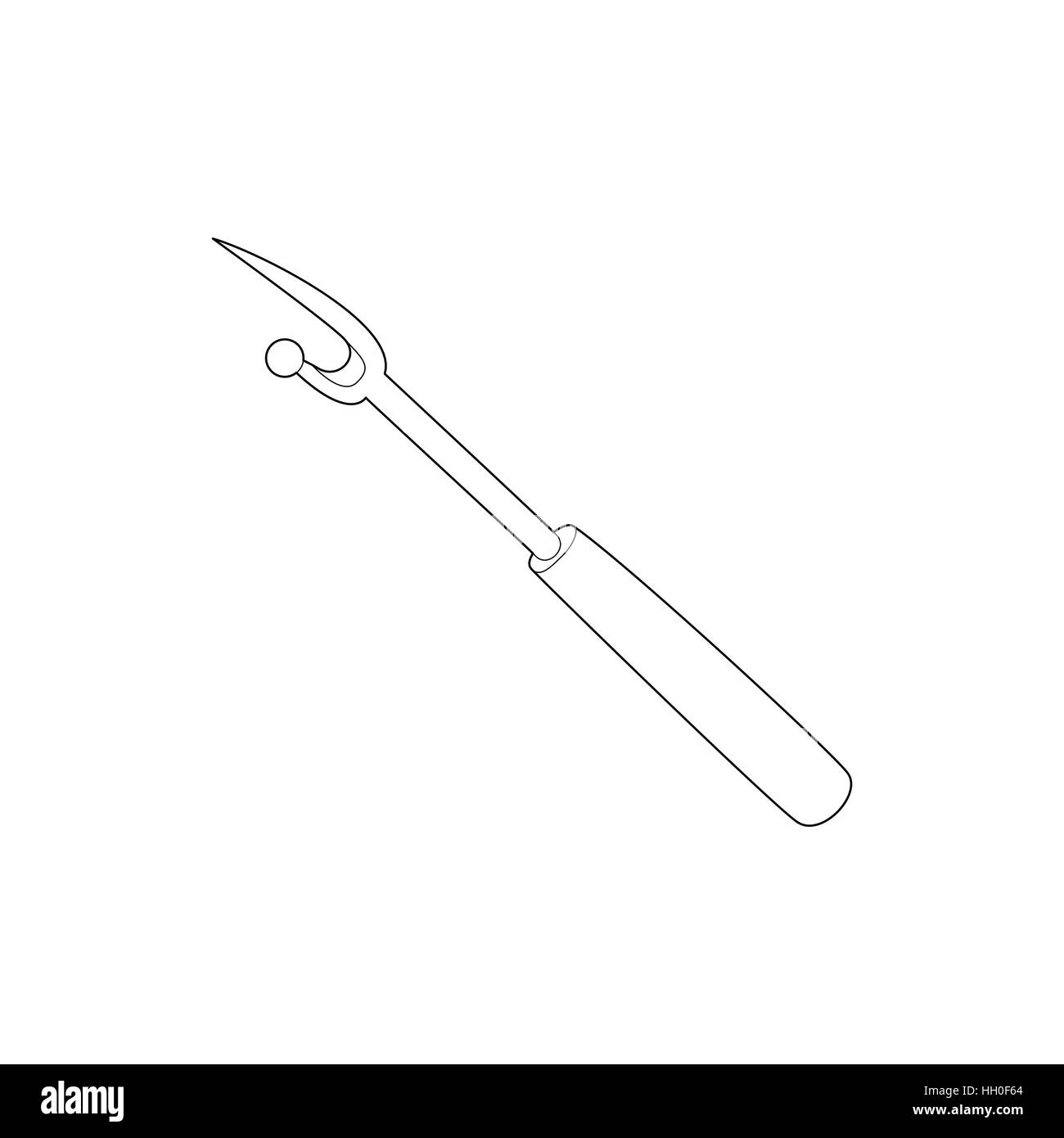 Seam ripper icon, outline style Stock Vector Image & Art - Alamy