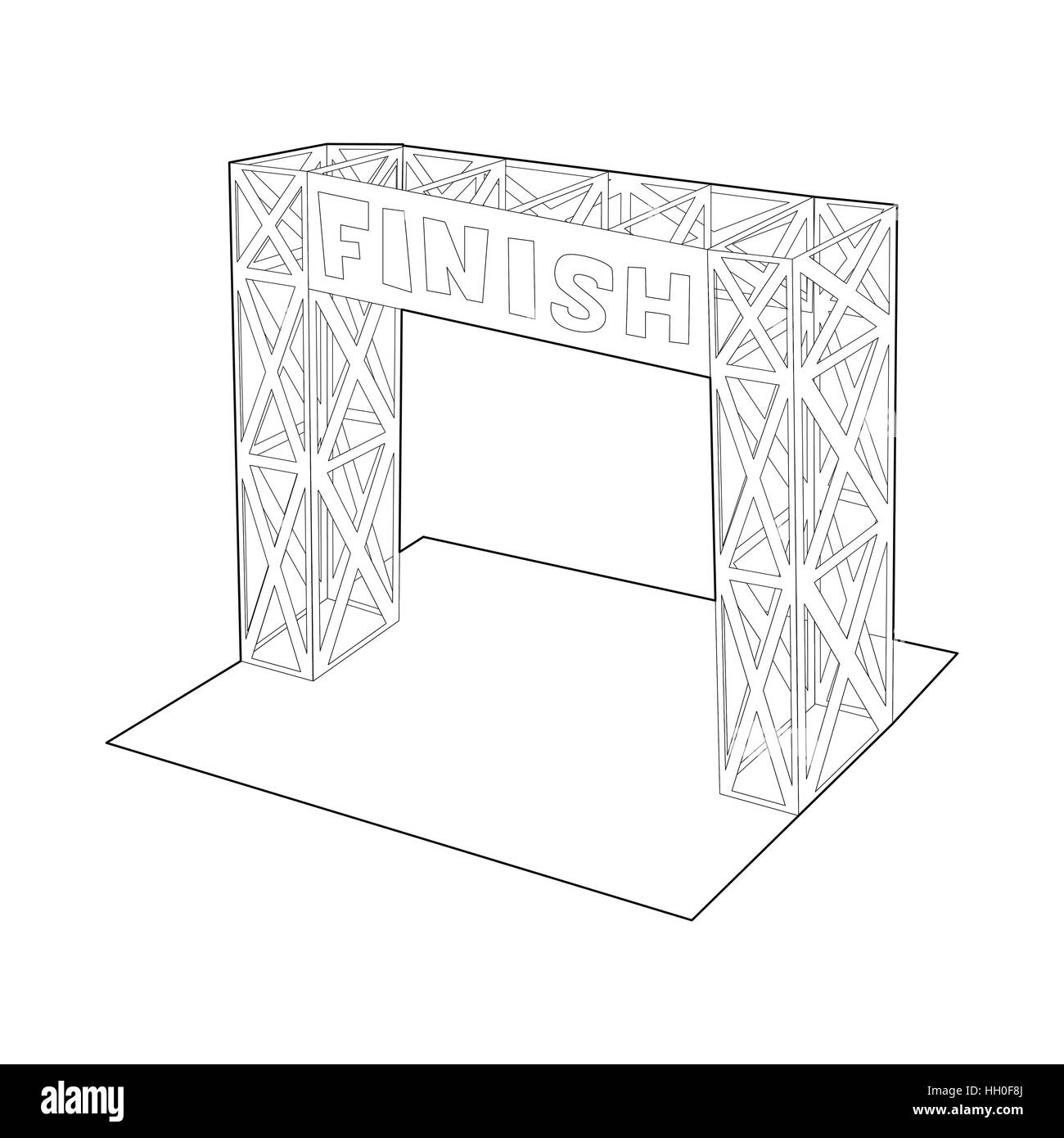 Race gates Stock Vector Images - Alamy