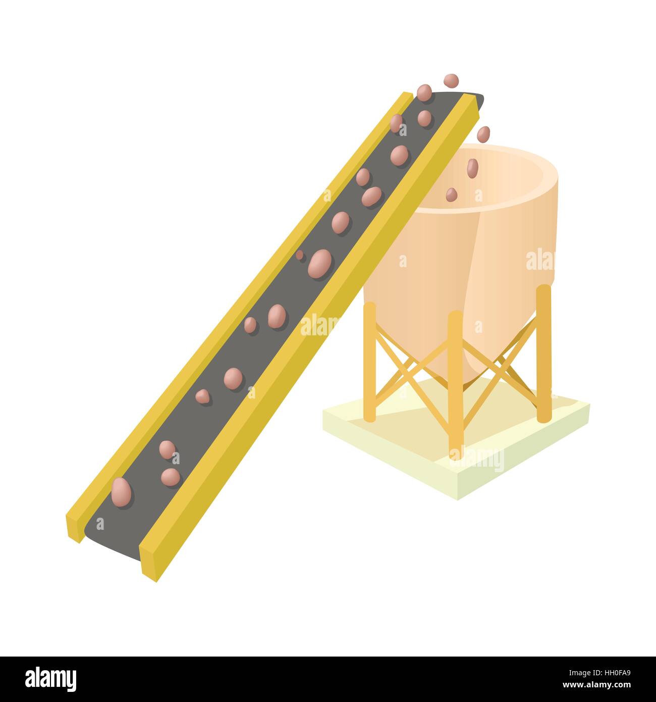 Conveyor pipeline Cut Out Stock Images & Pictures - Alamy