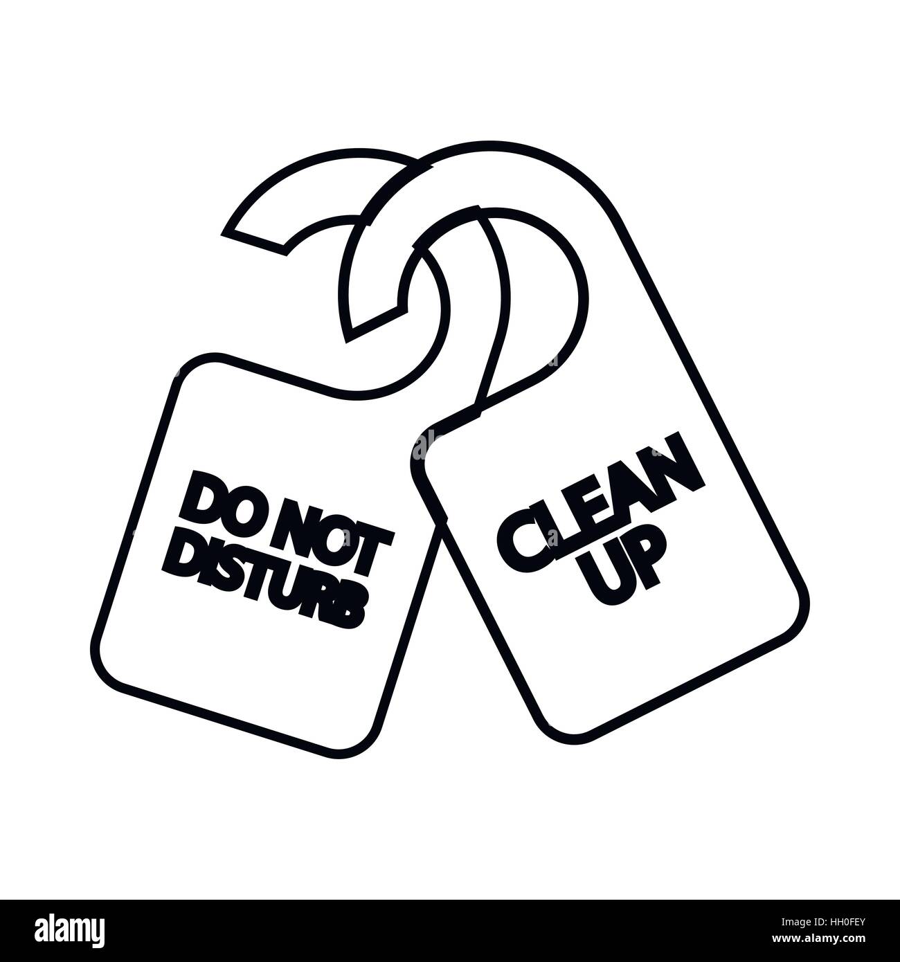 Clean up warning sign Stock Vector Images - Alamy