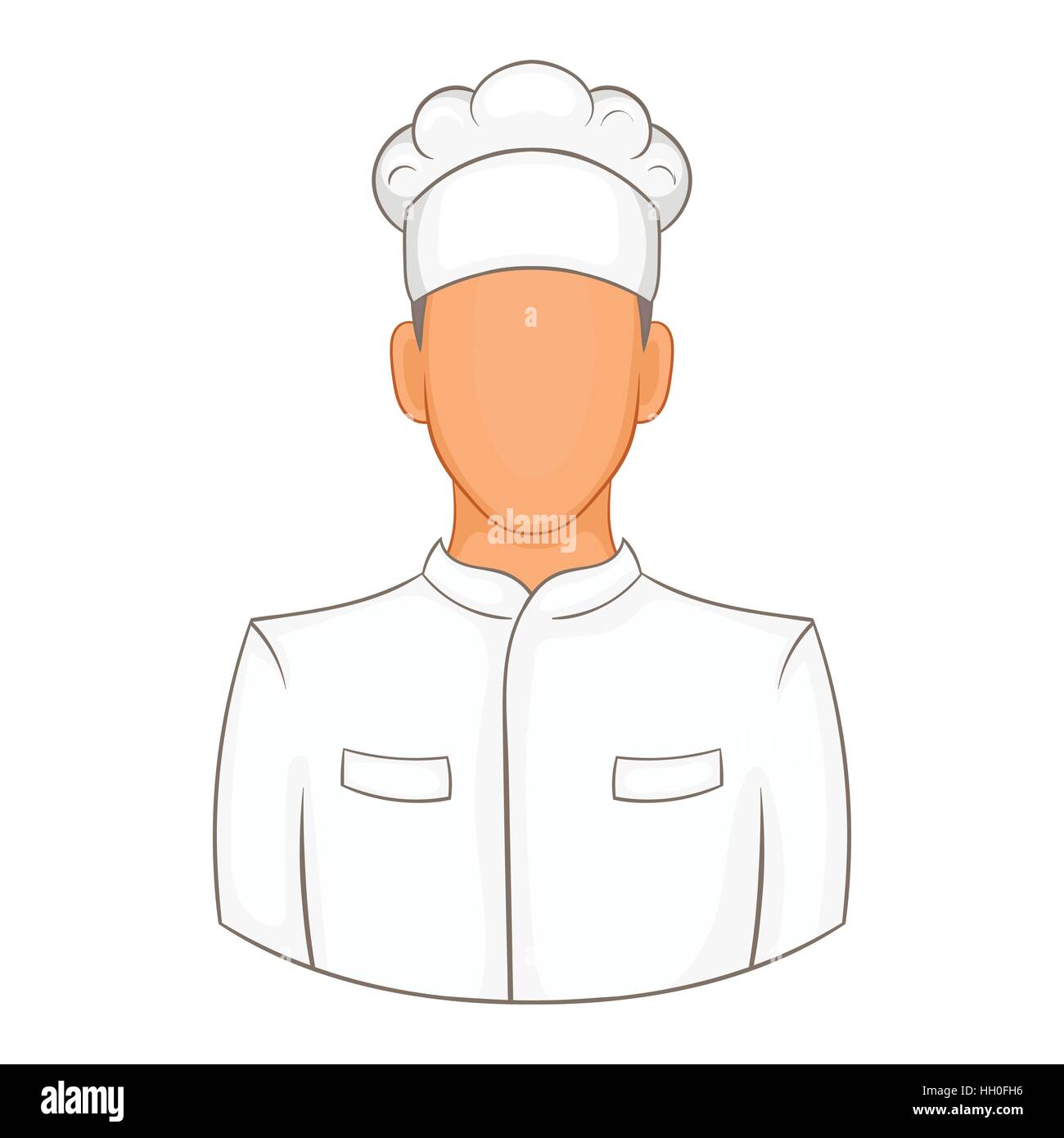 Cook icon in cartoon style Stock Vector Image & Art - Alamy