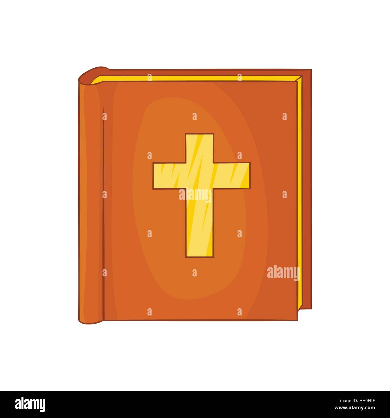 Bible icon in cartoon style Stock Vector Image & Art - Alamy