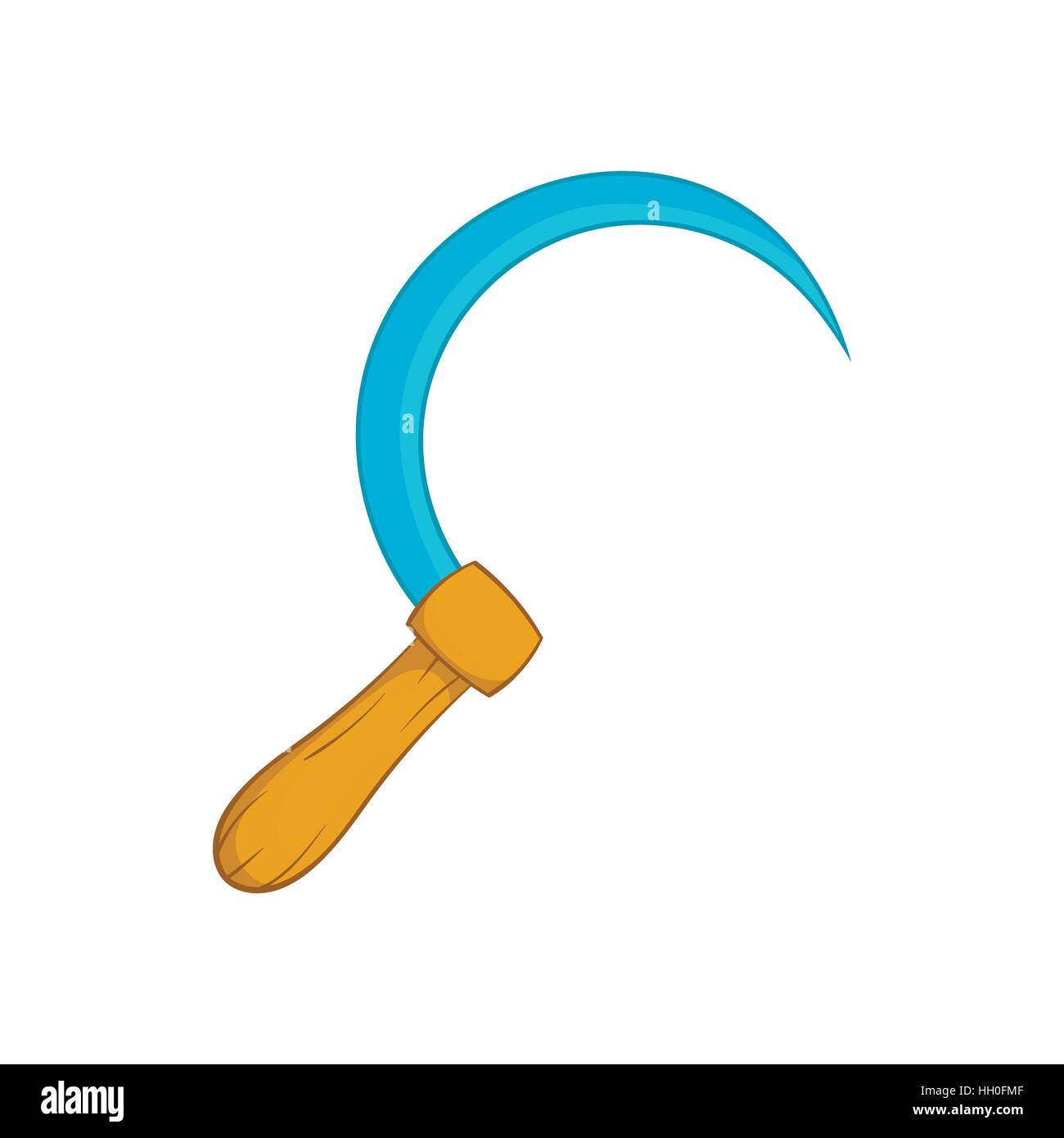 Sickle icon in cartoon style Stock Vector Image & Art - Alamy