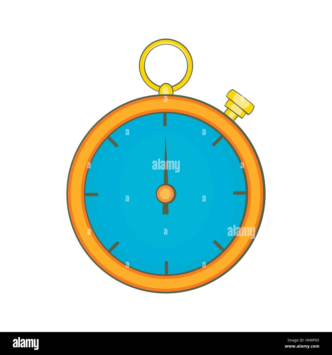 Stopwatch icon in cartoon style Stock Vector Image & Art - Alamy