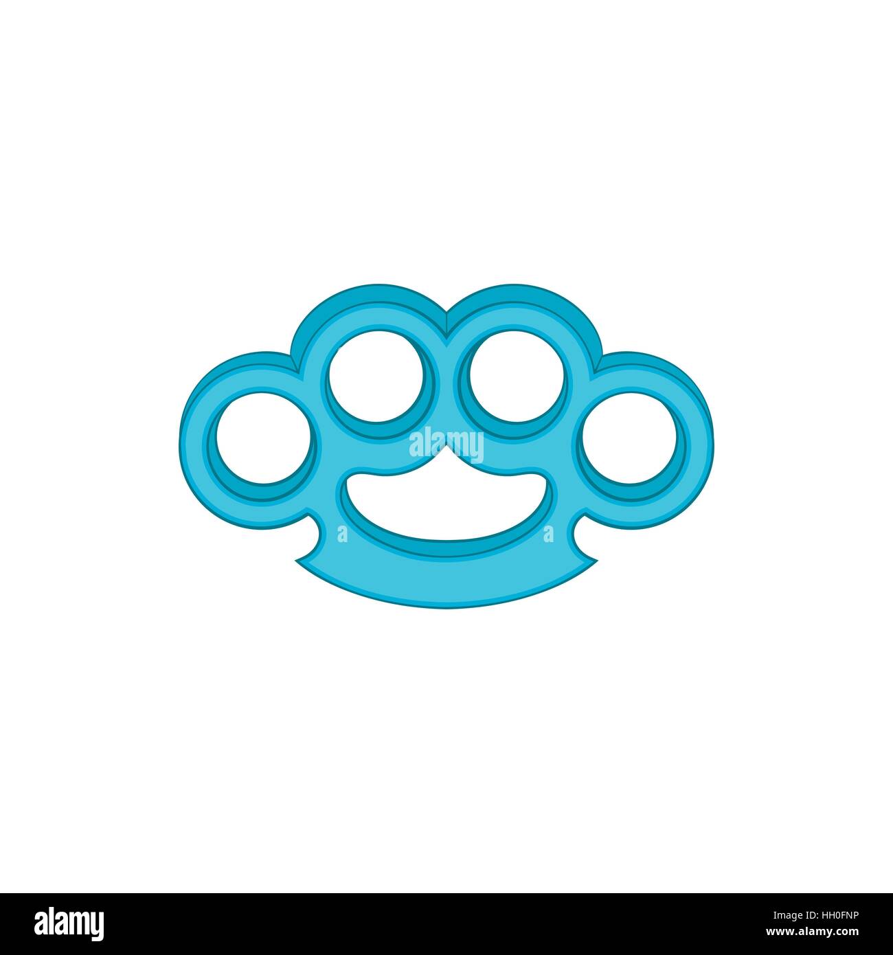 Brass knuckles icon, cartoon style Stock Vector Image & Art - Alamy