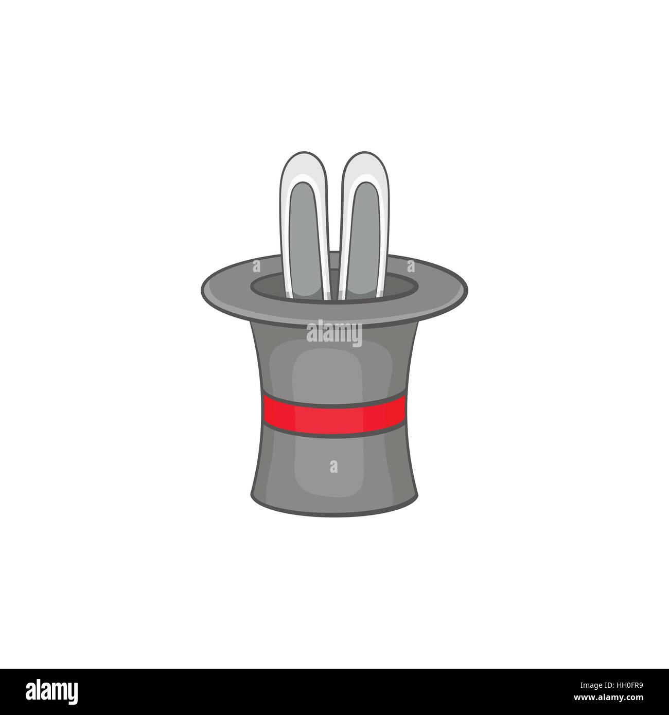 Rabbit from a hat Stock Vector Images - Alamy