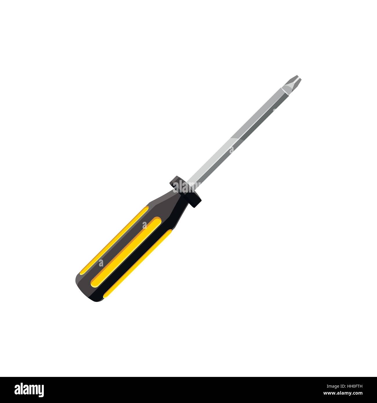 Screwdriver icon in cartoon style Stock Vector Image & Art - Alamy