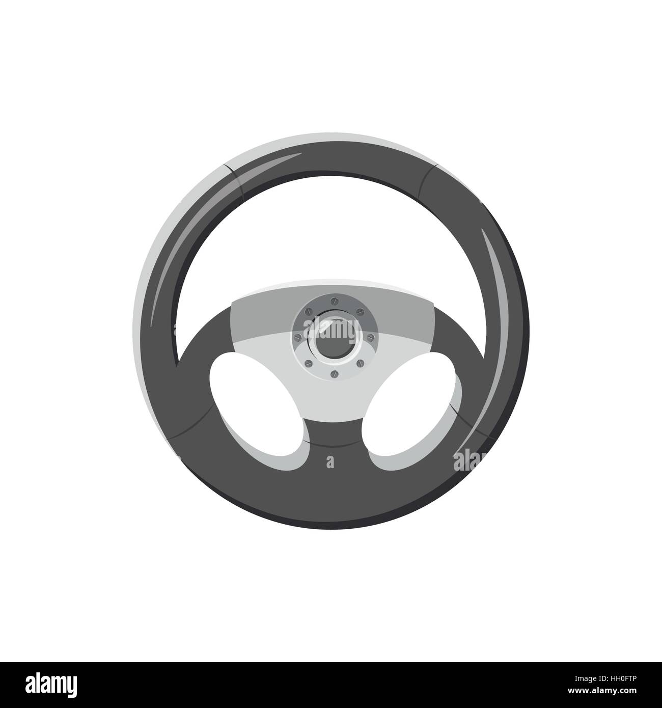 Steering wheel icon in cartoon style Stock Vector Image & Art - Alamy