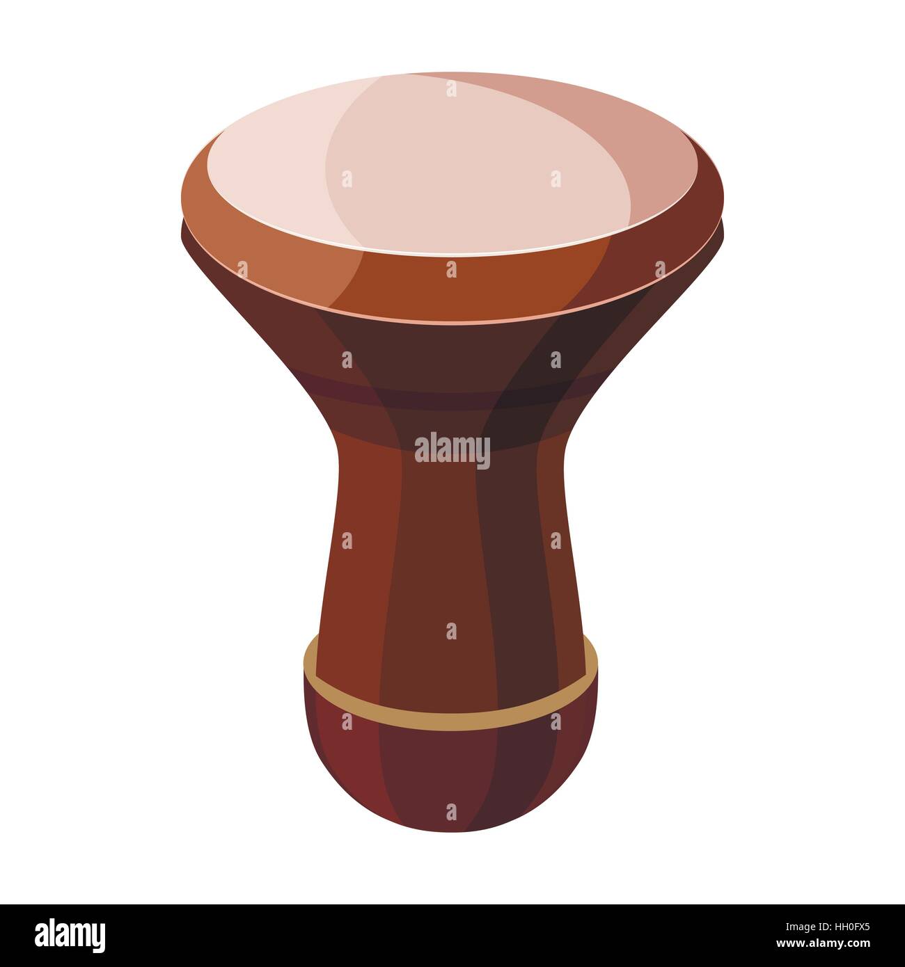 Darbuka, percussive musical instrument icon Stock Vector Image & Art ...