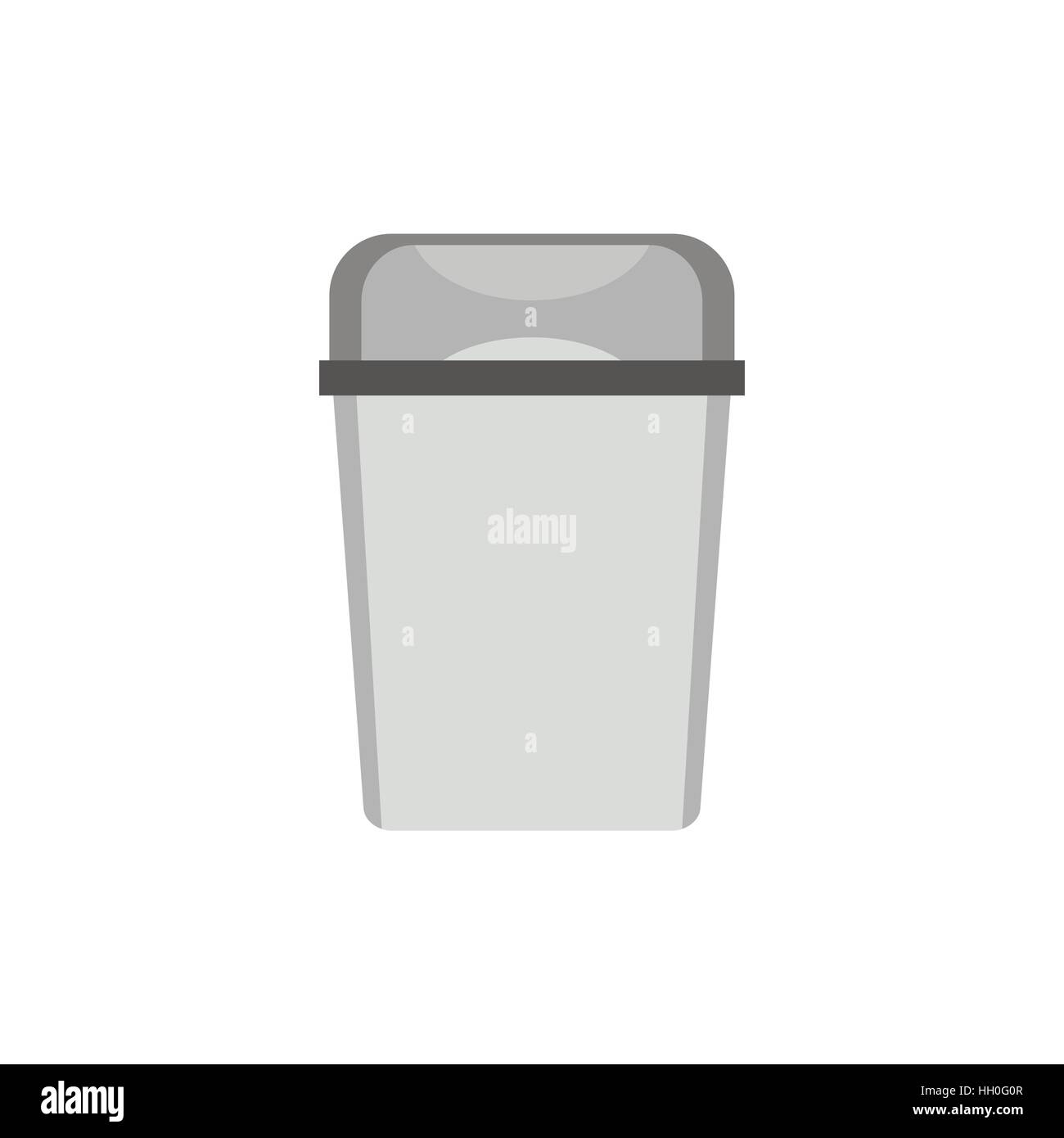 Kitchen garbage can icon, flat style Stock Vector Image & Art - Alamy