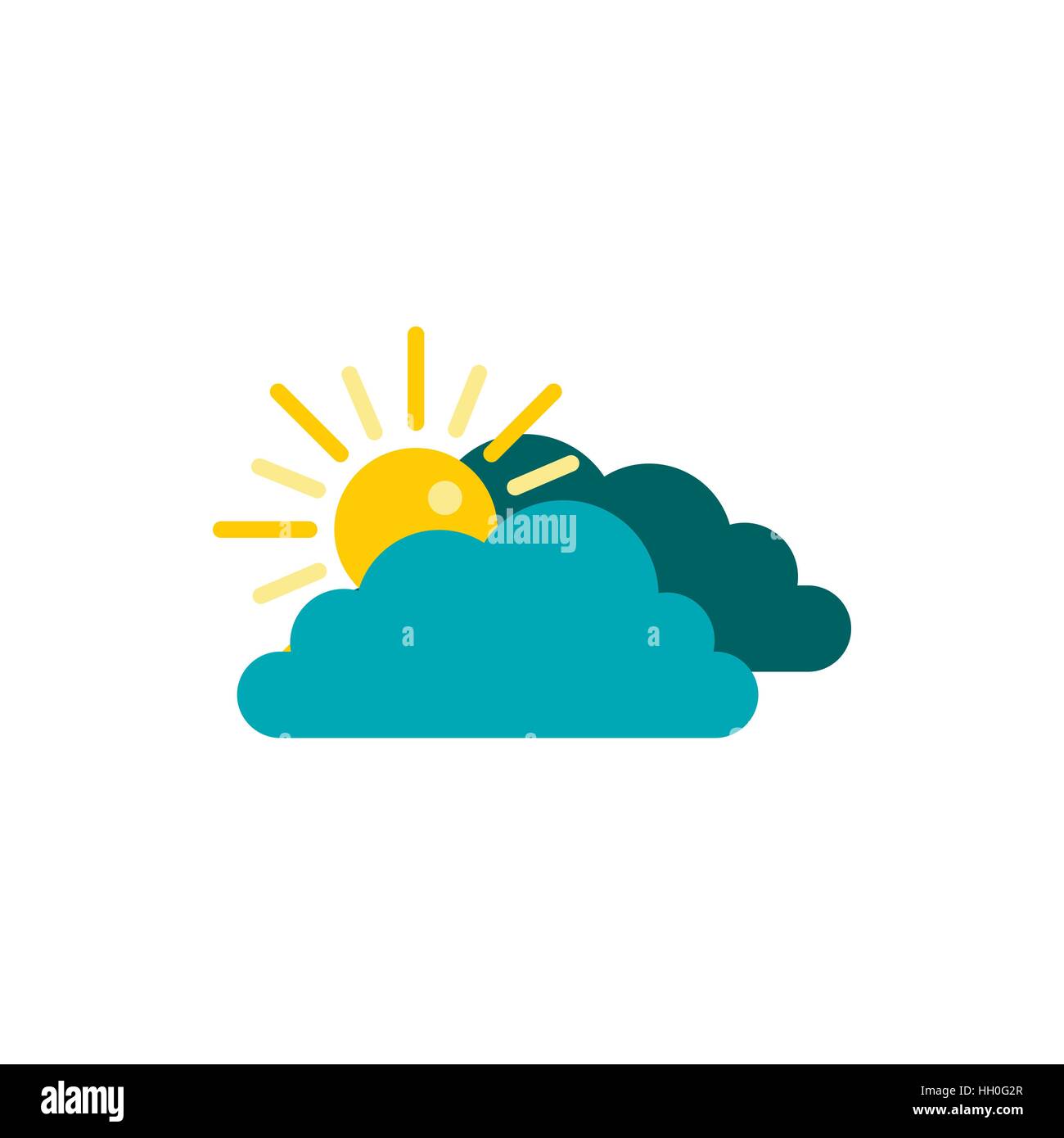 Sunset behind Cut Out Stock Images & Pictures - Alamy