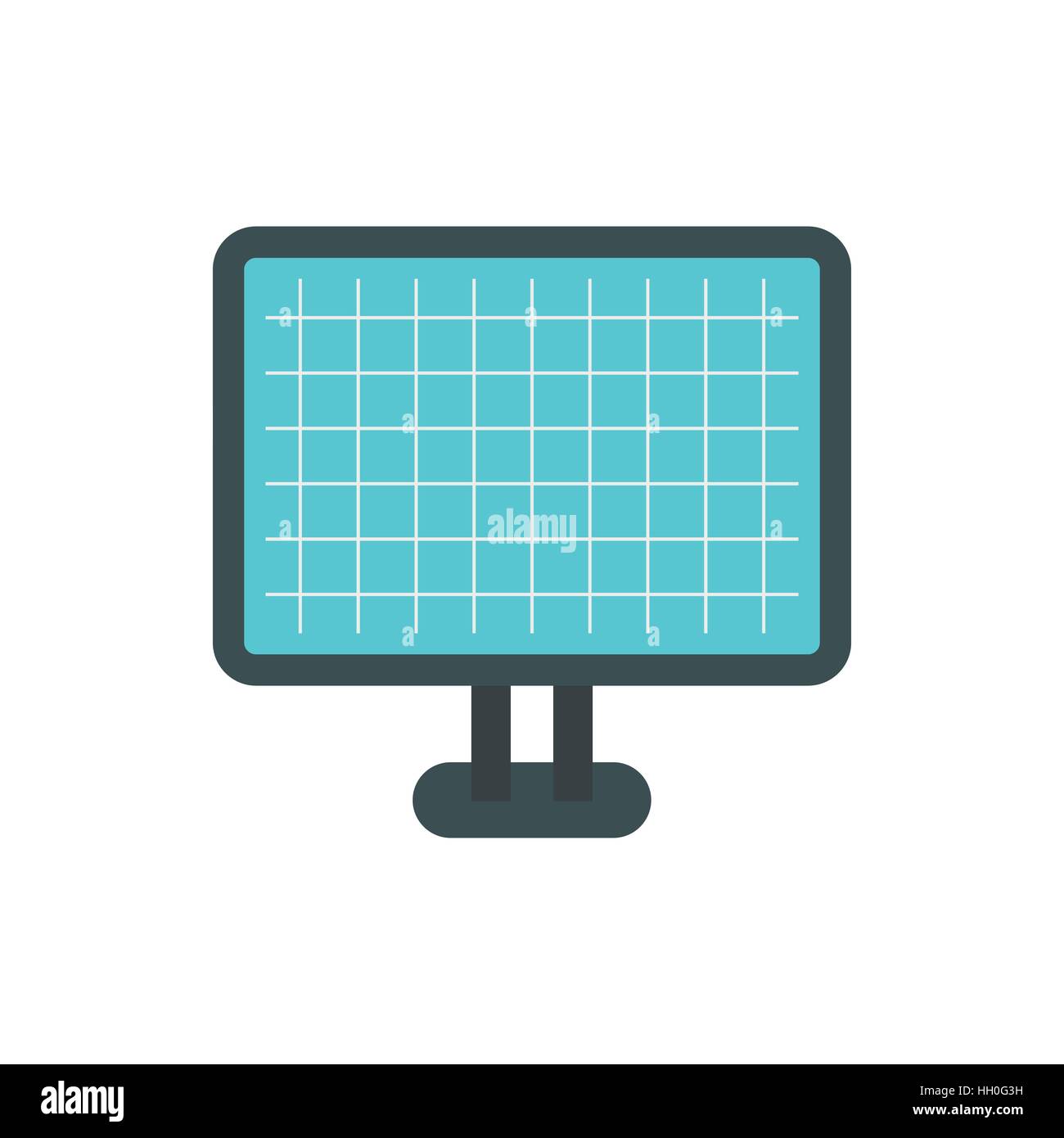 Monitor with architectural pattern icon Stock Vector Image & Art - Alamy