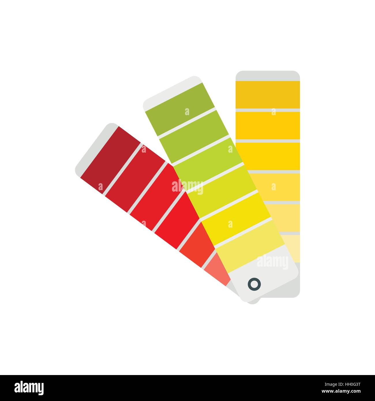 Paper color palette icon, flat style Stock Vector Image & Art - Alamy