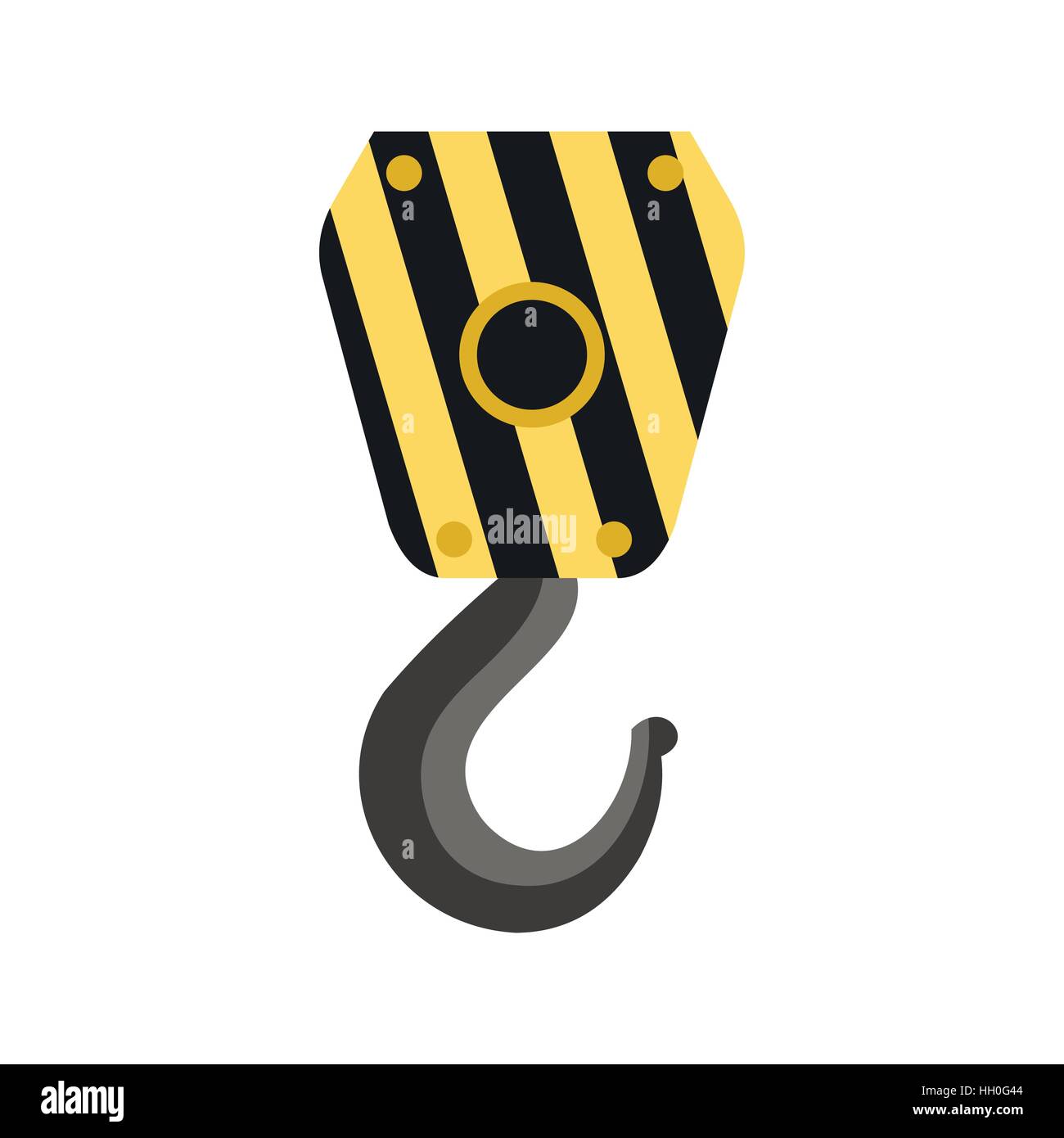 Lifting hook icon, flat style Stock Vector Image & Art - Alamy