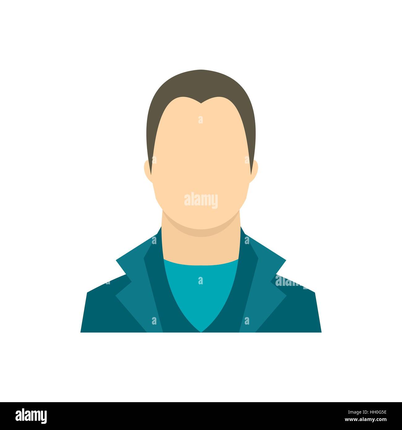 Man icon in flat style Stock Vector Image & Art - Alamy