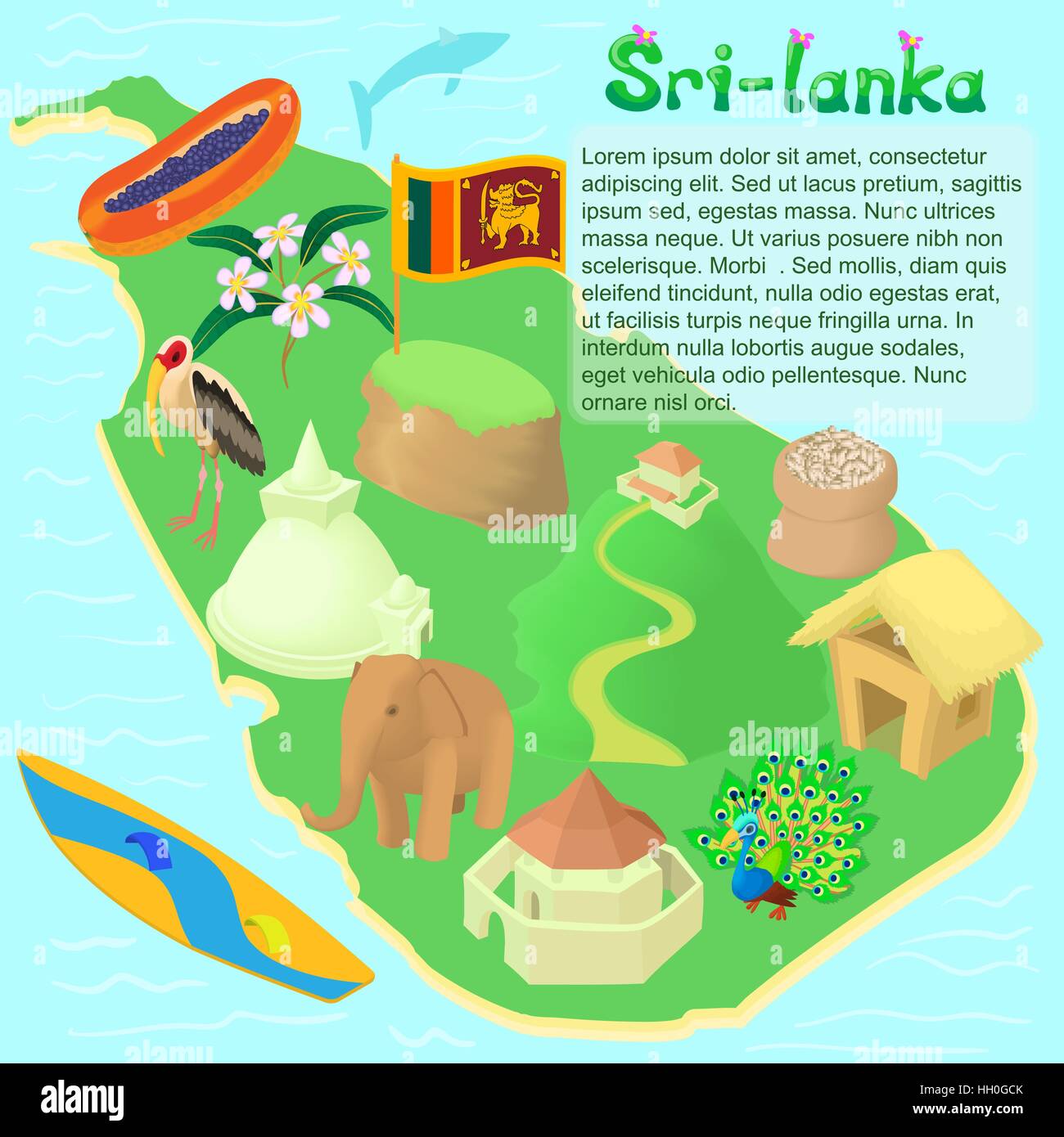 Sri Lanka Map High Resolution Stock Photography and Images - Alamy