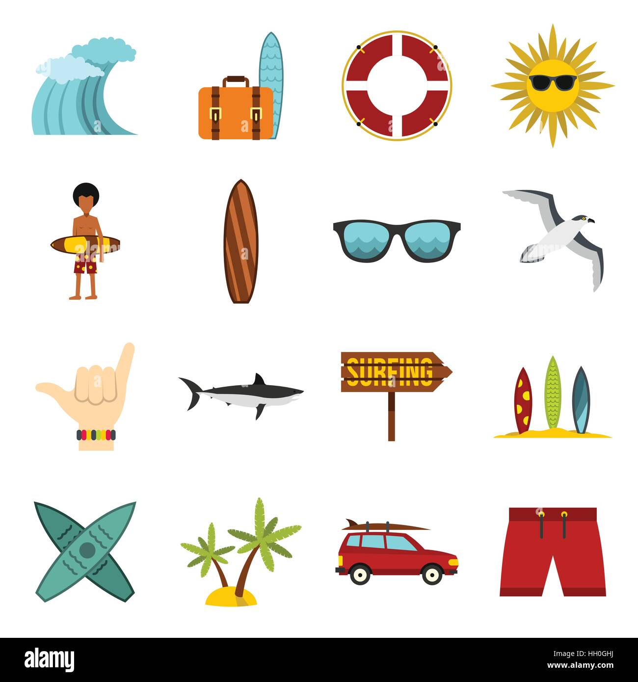 Surfing rescue board Cut Out Stock Images & Pictures - Alamy