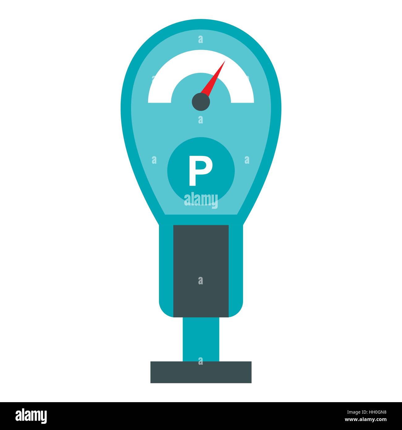 Parking meter icon, flat style Stock Vector Image & Art - Alamy