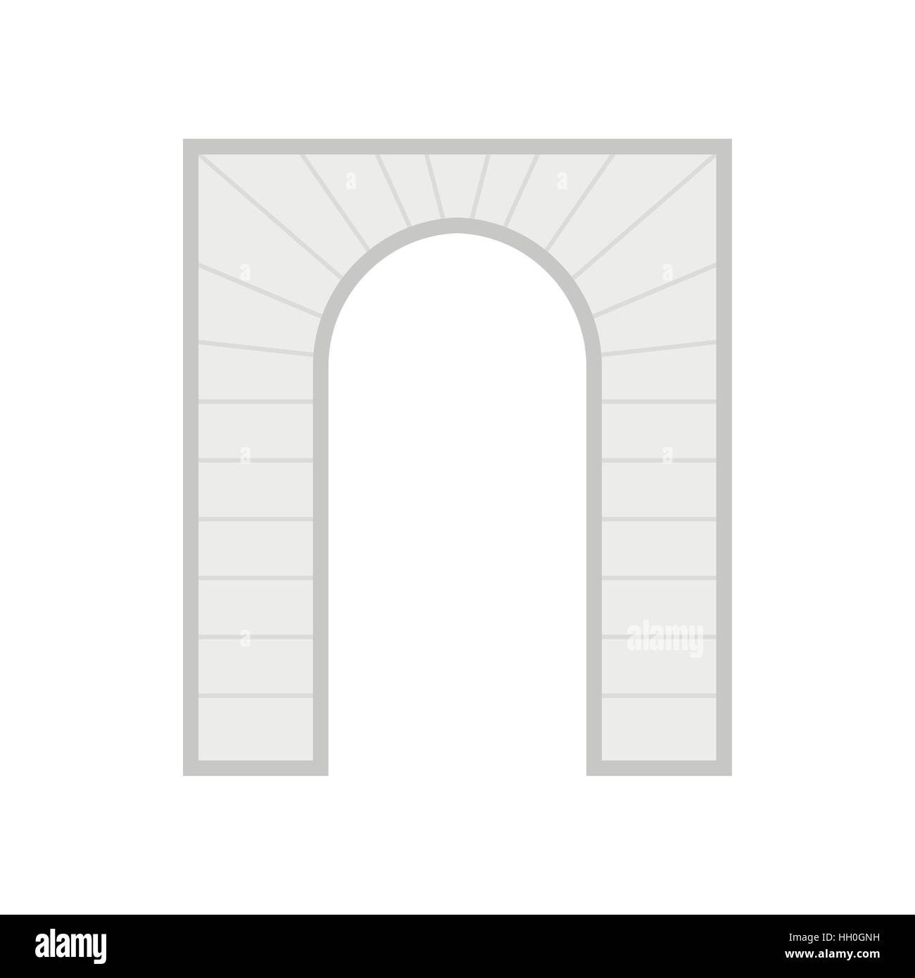 Stone arch icon in flat style Stock Vector Image & Art - Alamy