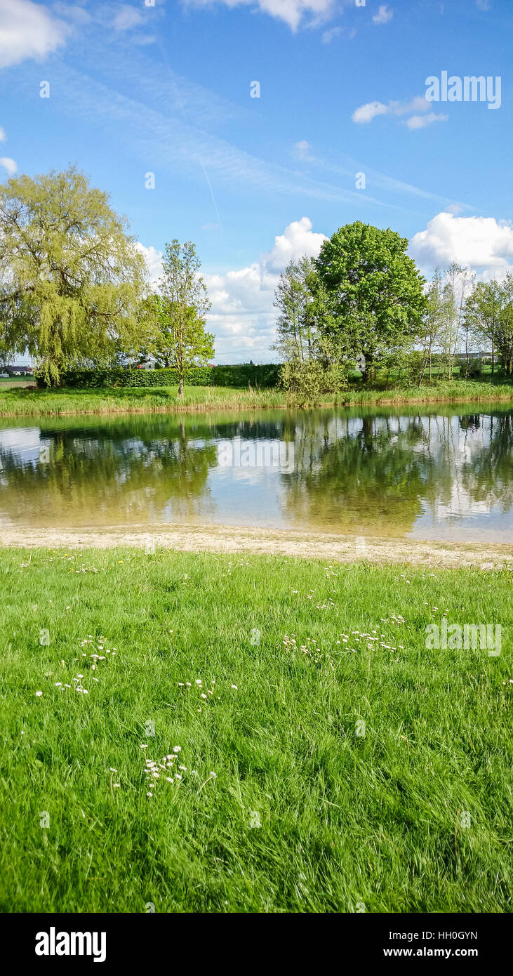 Catchment pond hi-res stock photography and images - Alamy