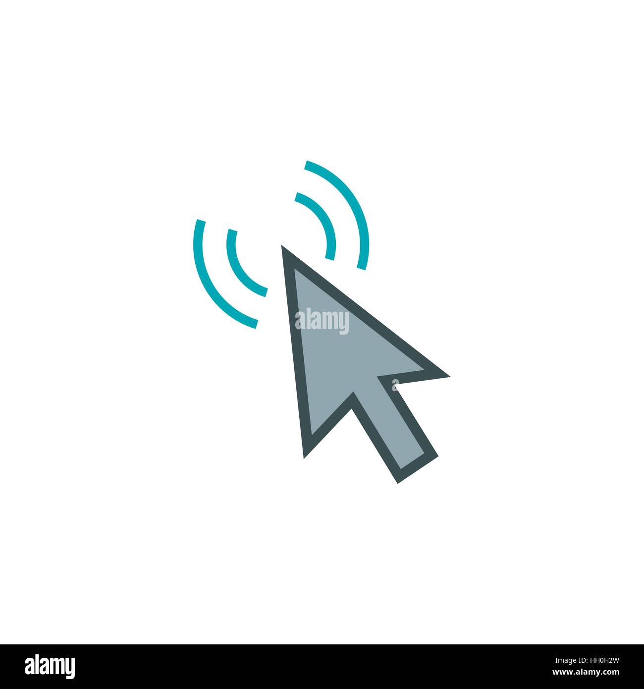 Cursor mouse arrow clicks icon hi-res stock photography and images - Alamy