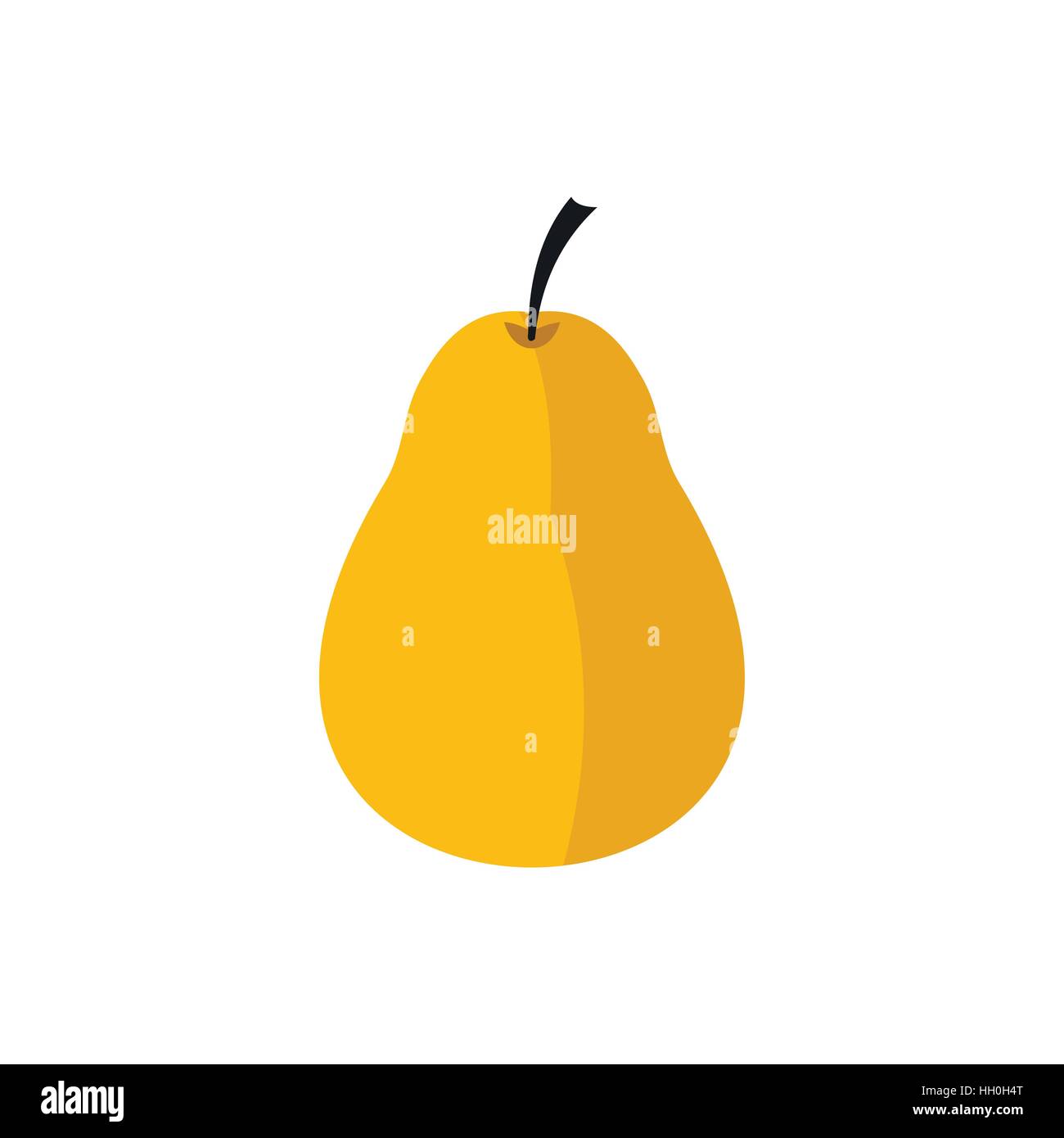 Pear icon in flat style Stock Vector Image & Art - Alamy