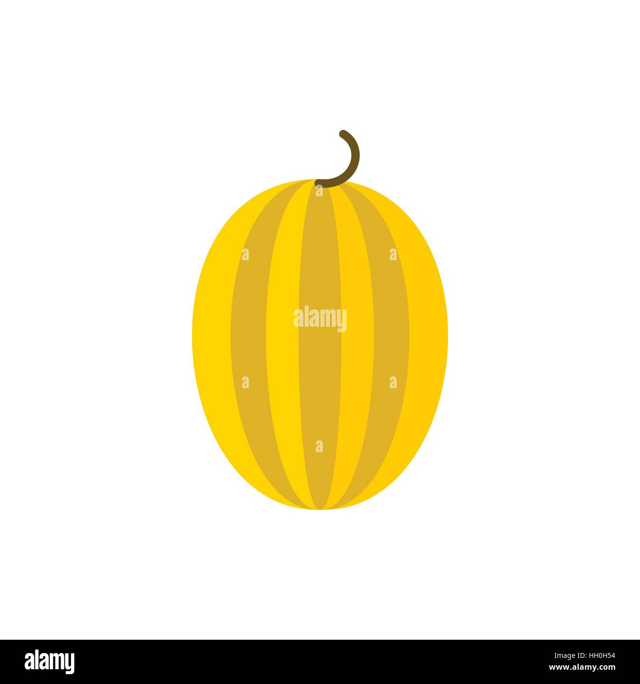 Melon icon in flat style Stock Vector Image & Art - Alamy
