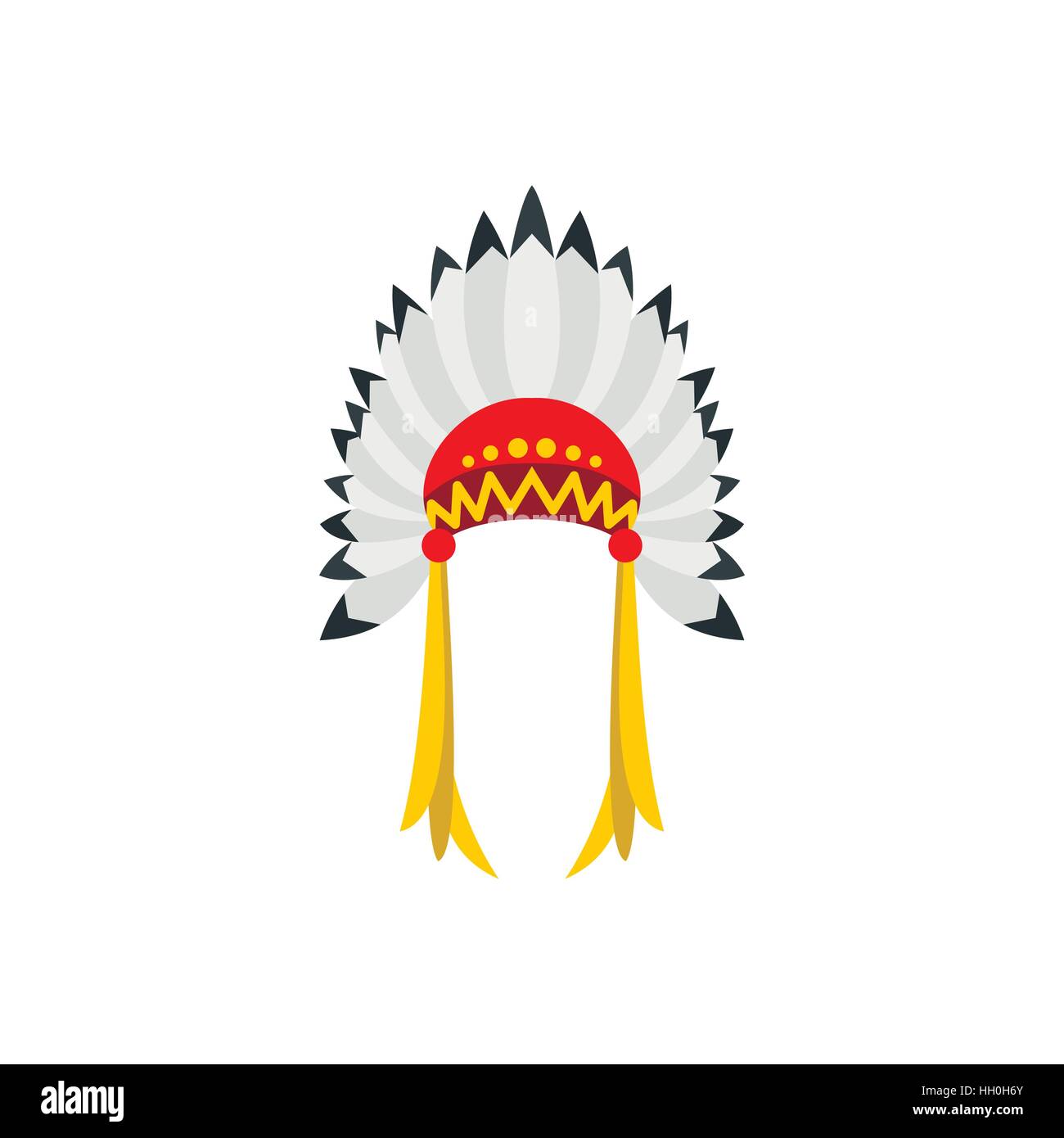 Native American indian headdress icon Stock Vector Image & Art - Alamy