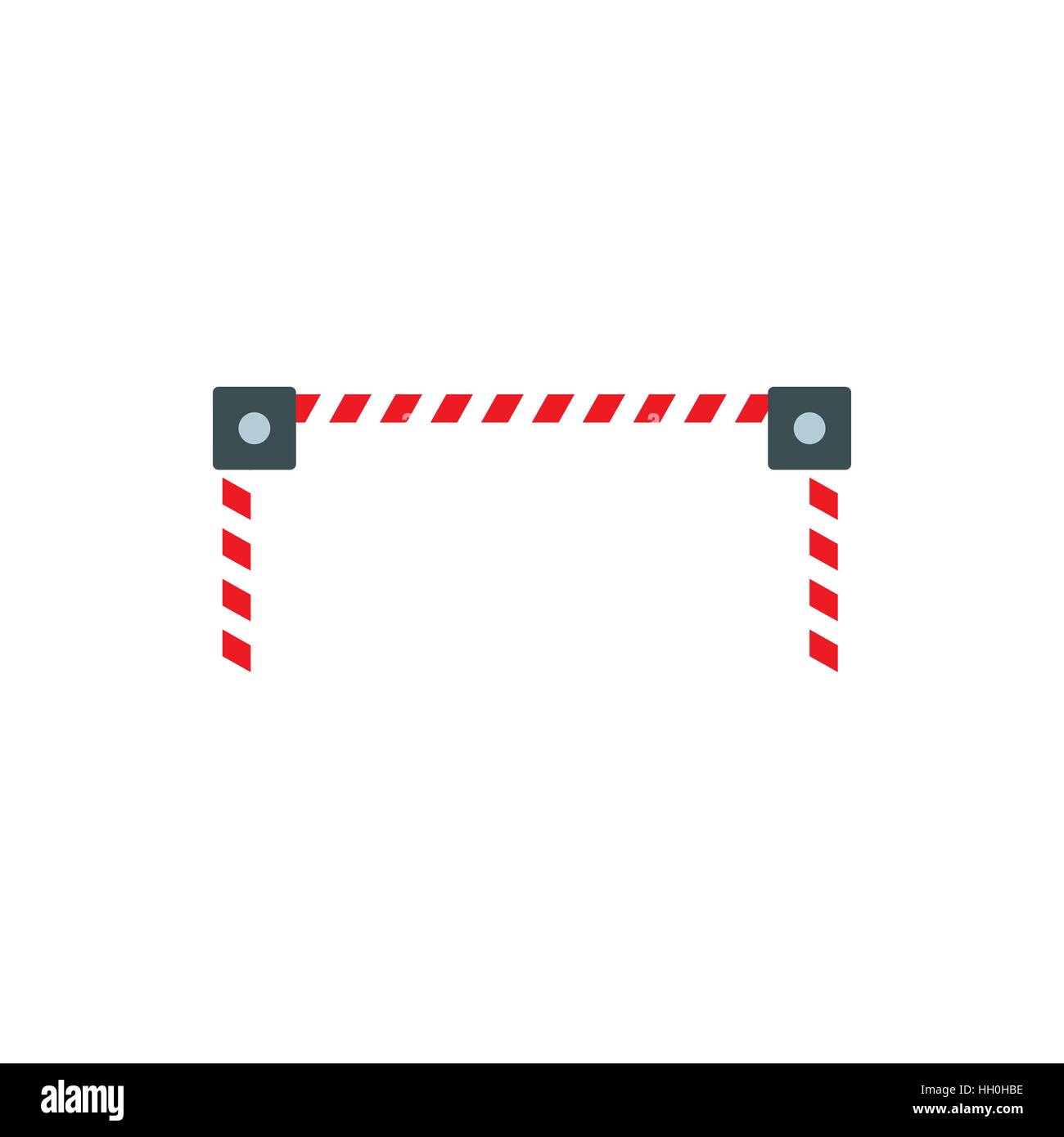 Car barrier icon, flat style Stock Vector Image & Art - Alamy