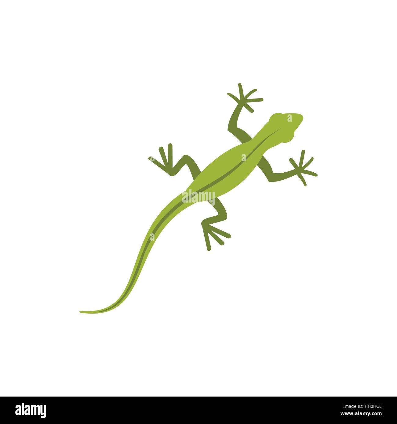 Lizard icon in flat style Stock Vector Image & Art - Alamy
