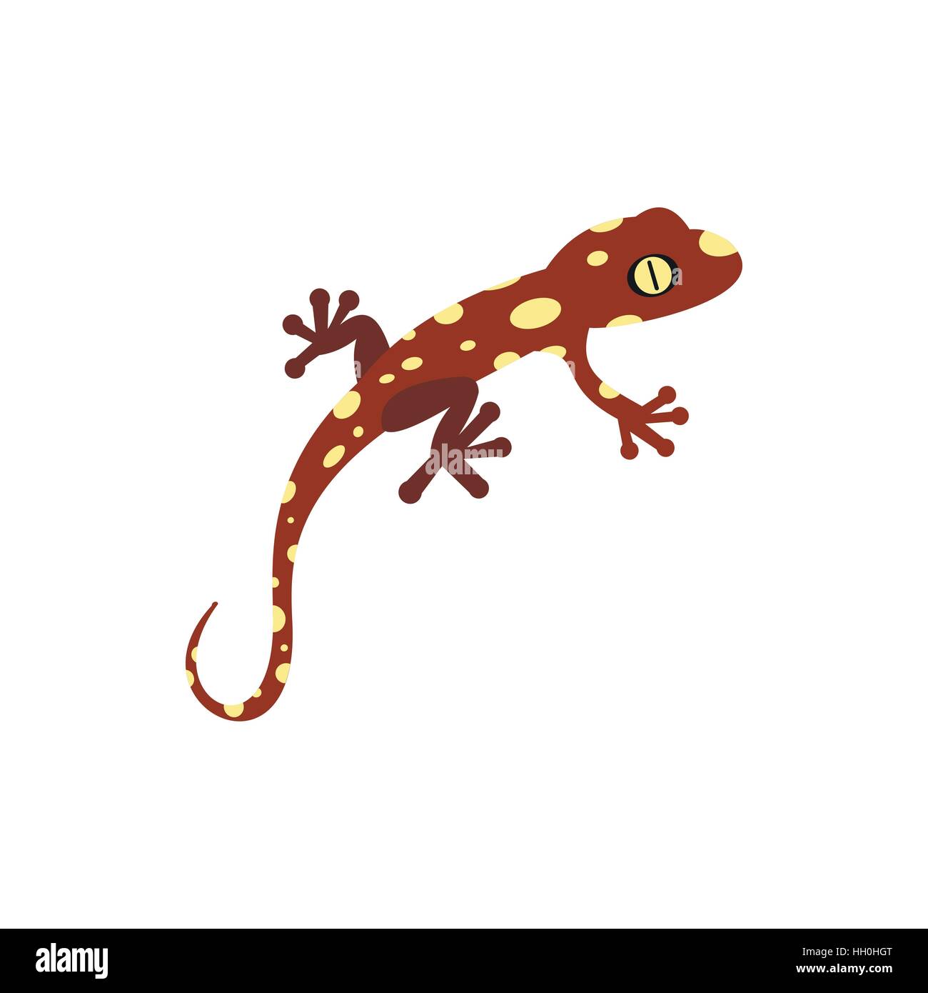 Salamander icon in flat style Stock Vector Image & Art - Alamy