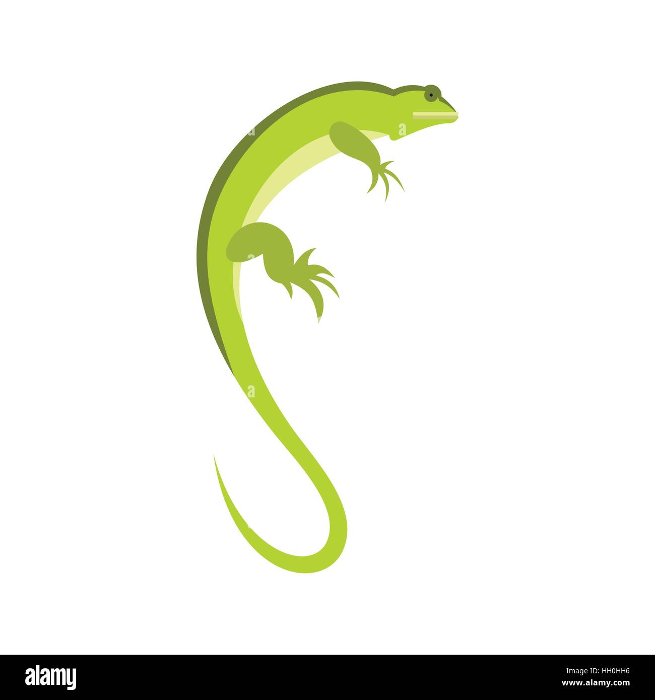 Lizard icon in flat style Stock Vector Image & Art - Alamy
