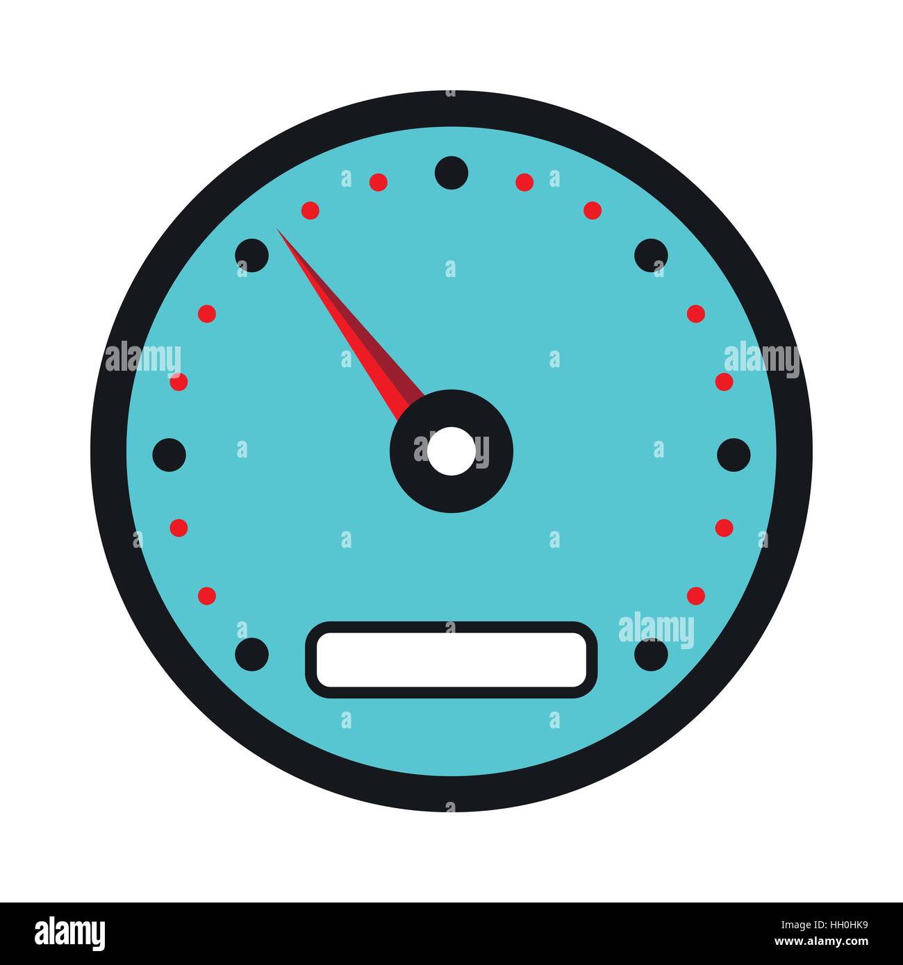 Speedometer icon in flat style Stock Vector Image & Art - Alamy