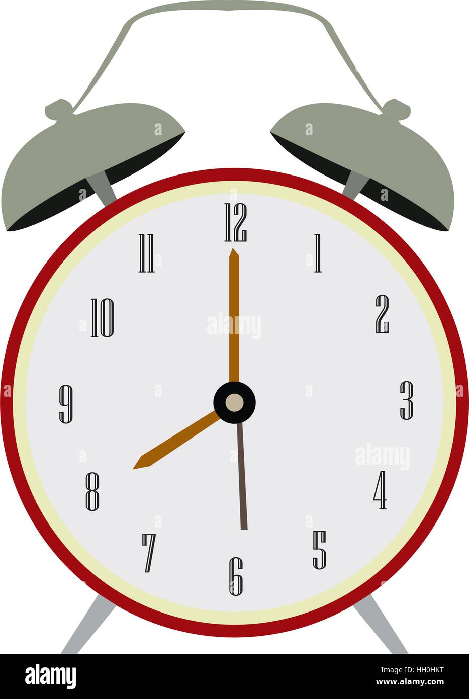 Isolated retro alarm clock Stock Vector Image & Art - Alamy