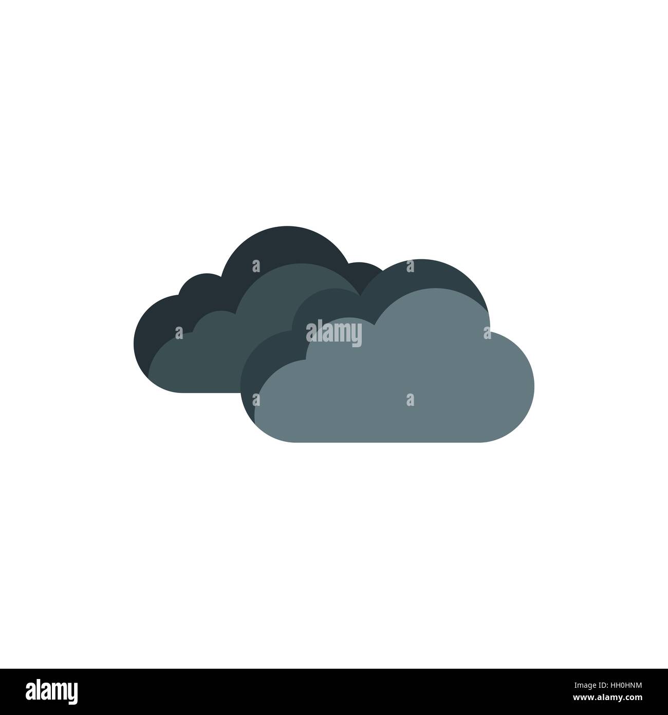 Rain grey clouds on Stock Vector Images - Alamy