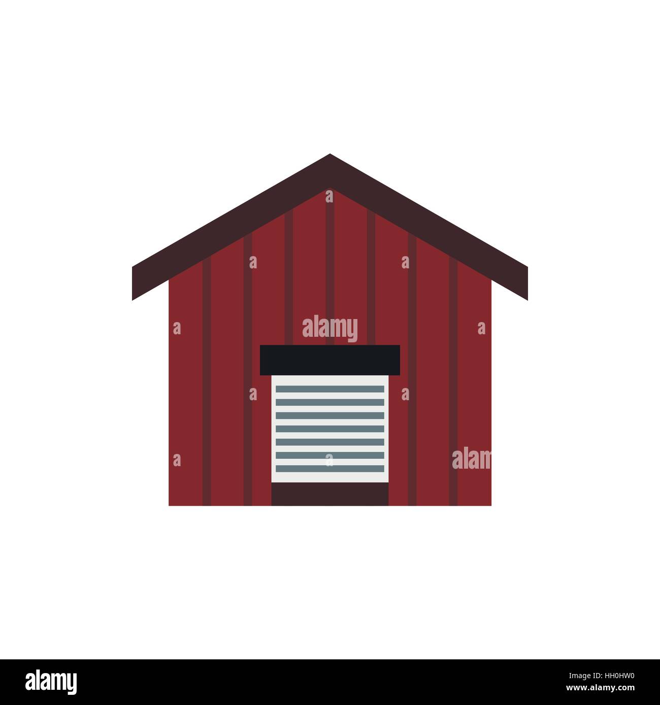 Large barn icon, flat style Stock Vector Image & Art - Alamy