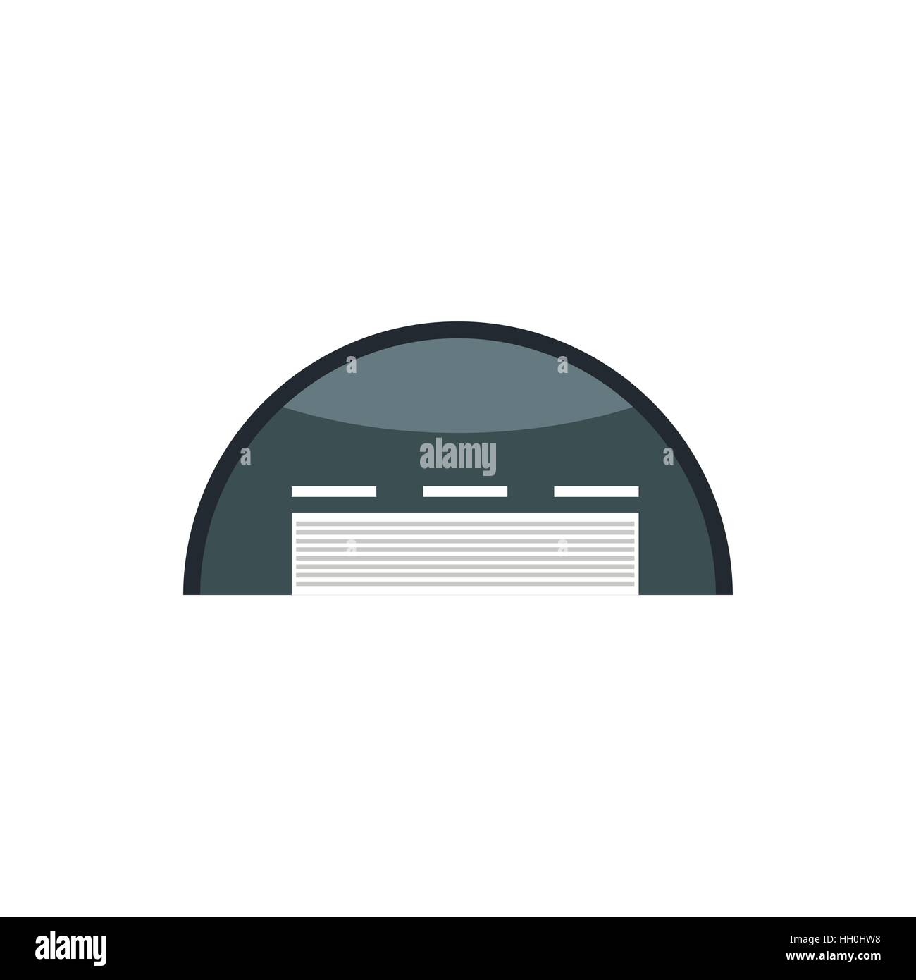 Round barn icon, flat style Stock Vector Image & Art - Alamy