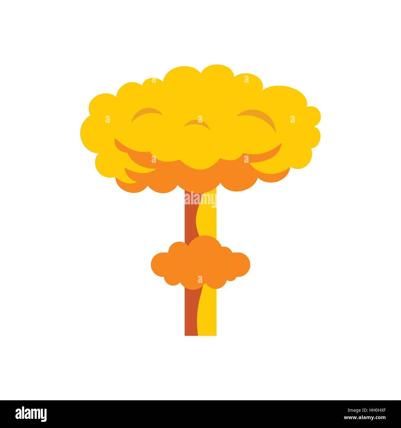 Explosion icon, flat style Stock Vector Image & Art - Alamy