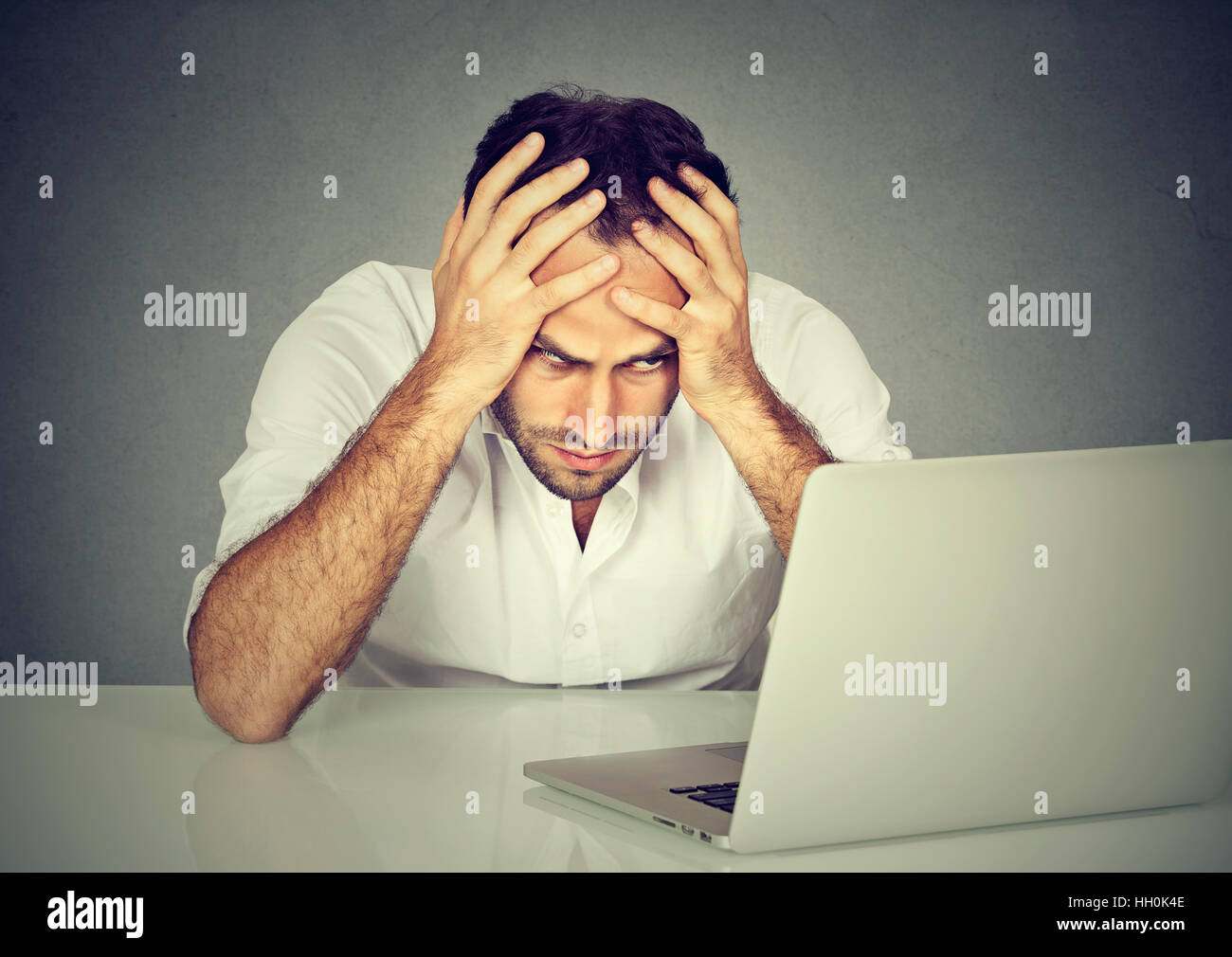 Stressed Out Person At Work