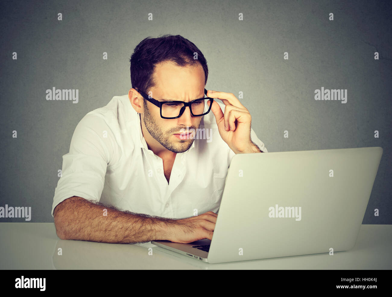 Computer doubt hi-res stock photography and images - Alamy