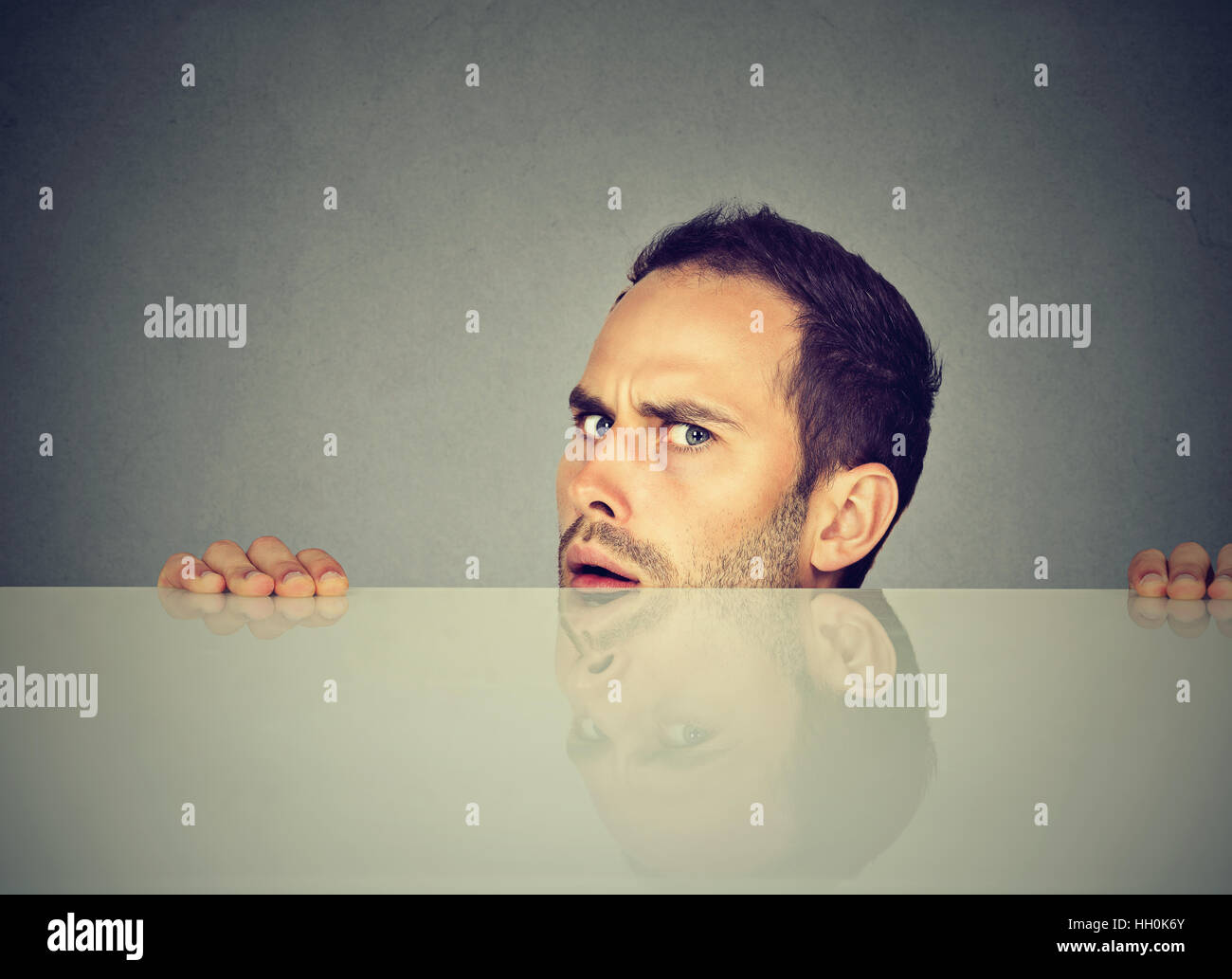 Adult under table hi-res stock photography and images - Alamy